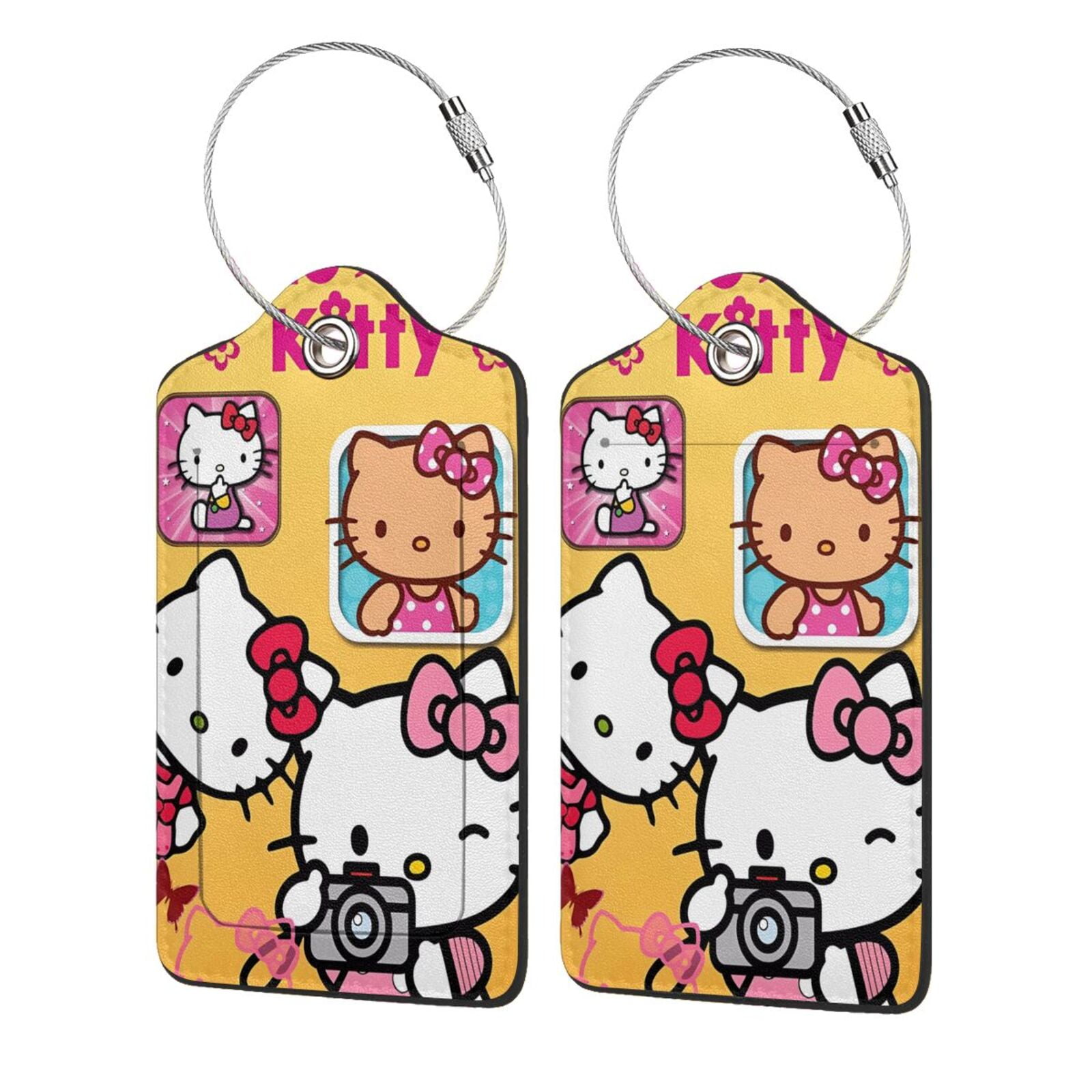 Hello Kitty Luggage Tags for Suitcases Travel ID Identification Labels ...