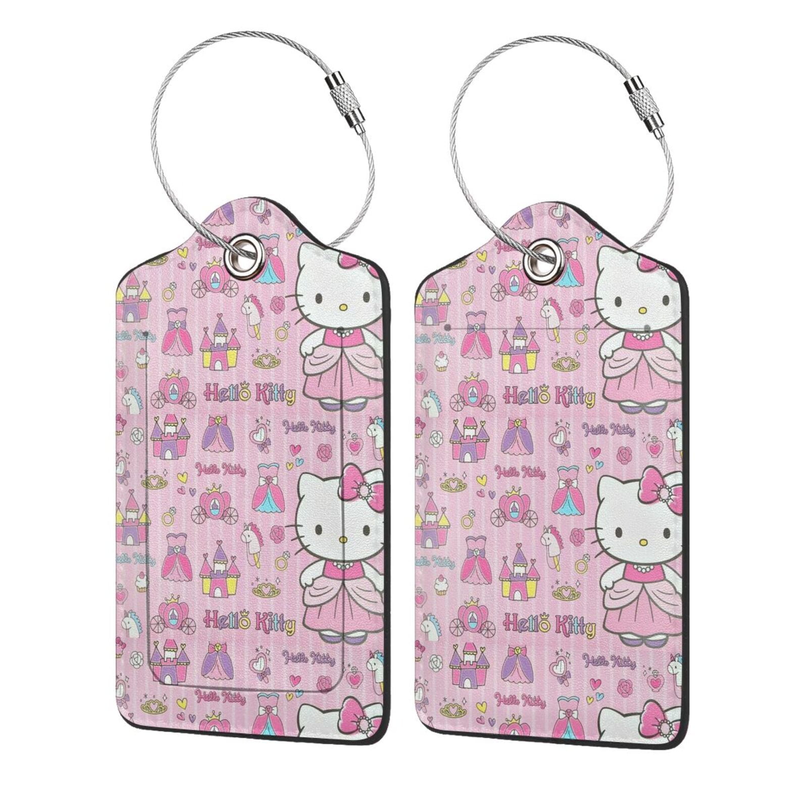 Hello Kitty Luggage Tags for Suitcases Travel ID Identification Labels ...