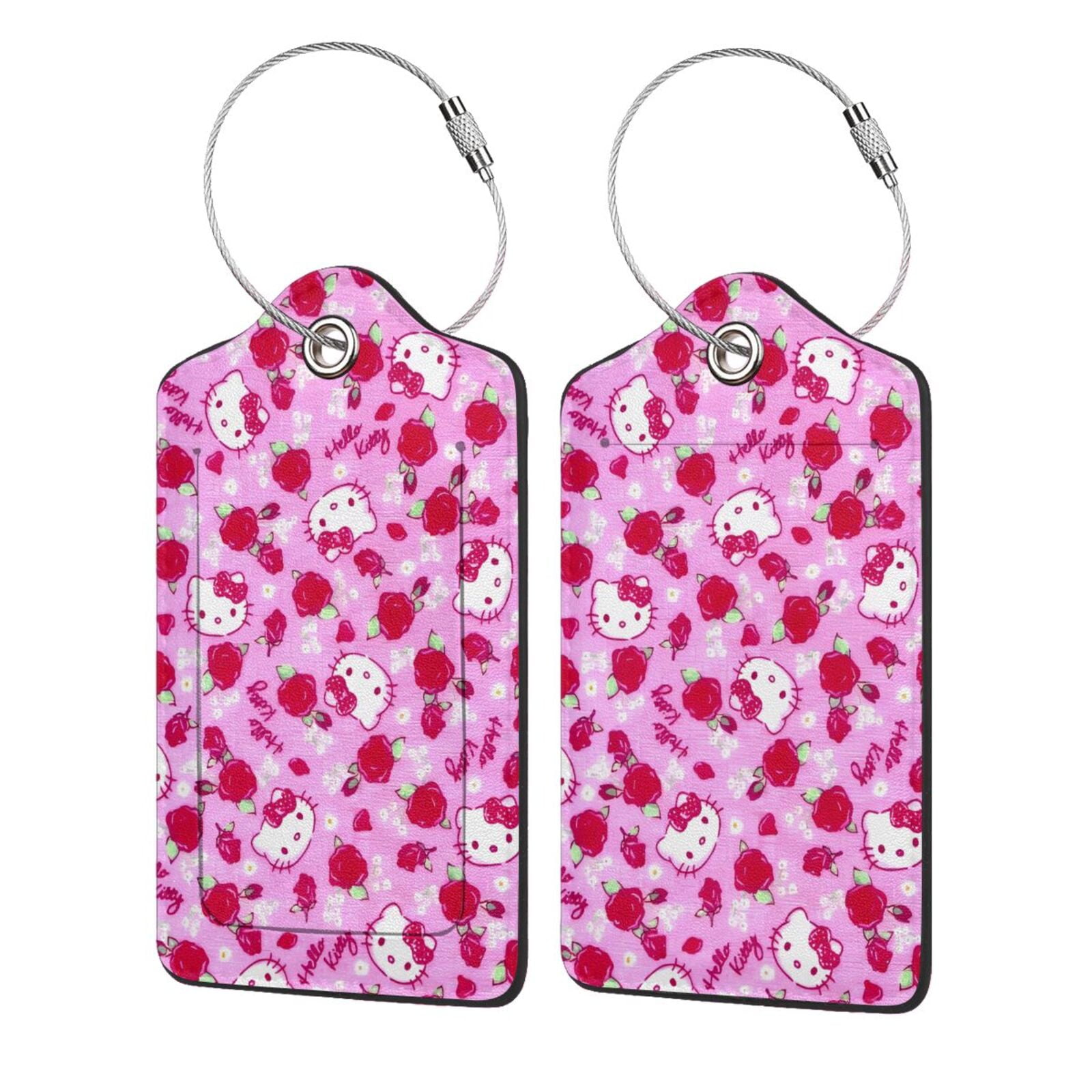 Hello Kitty Luggage Tags for Suitcases Travel ID Identification Labels ...