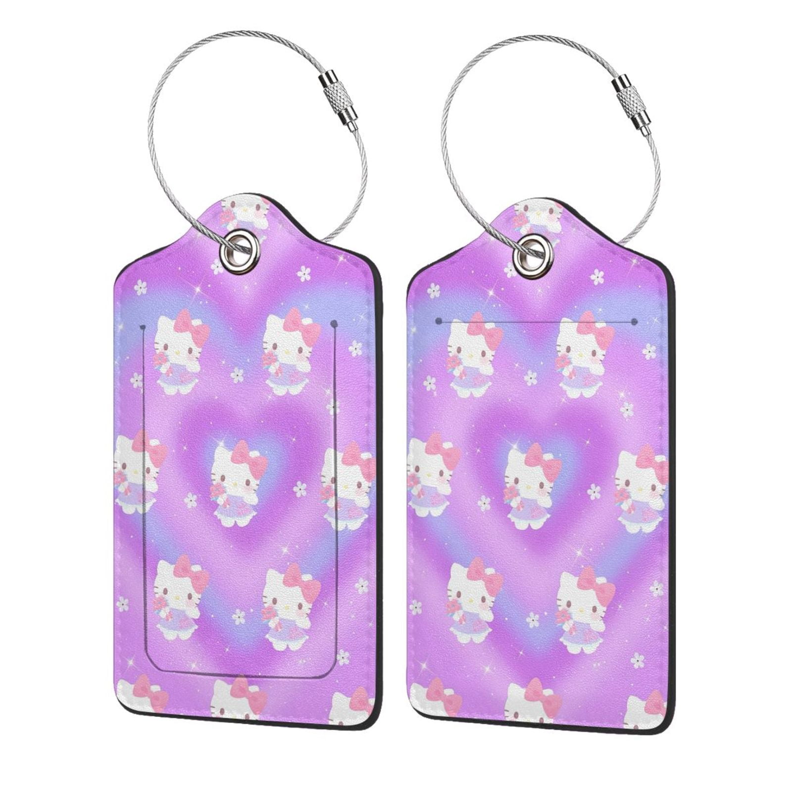 Hello Kitty Luggage Tags for Suitcases Travel ID Identification Labels ...