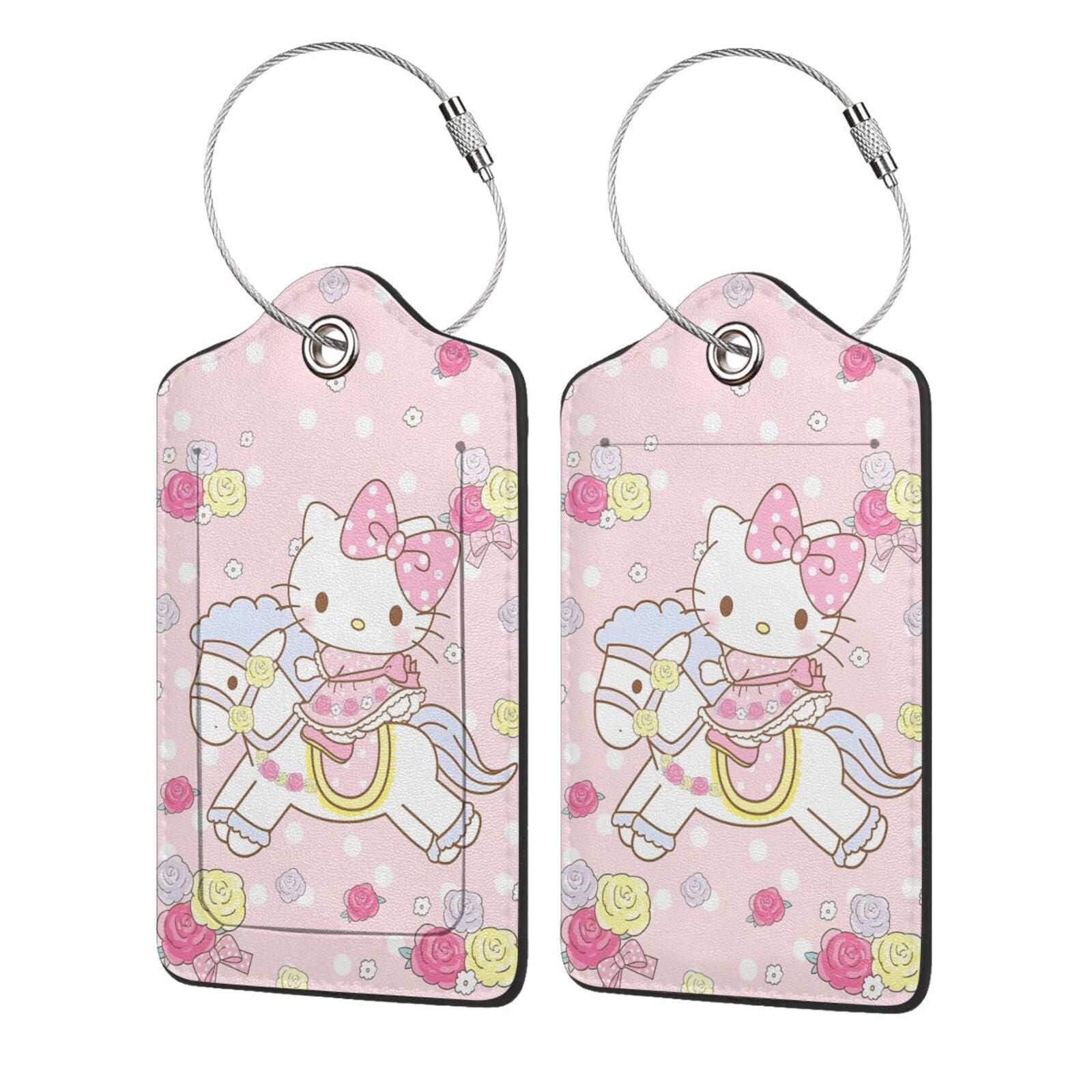 Hello Kitty Luggage Tags for Suitcases Travel ID Identification Labels ...