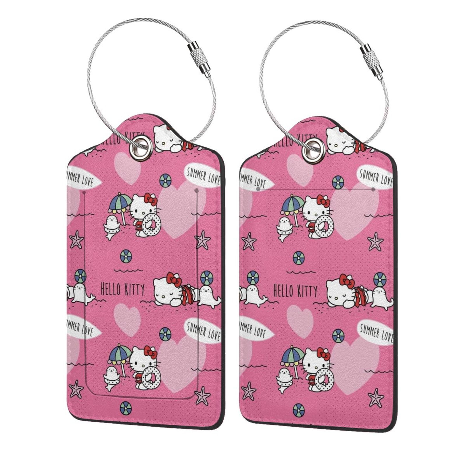 Hello Kitty Luggage Tags for Suitcases Travel ID Identification Labels ...