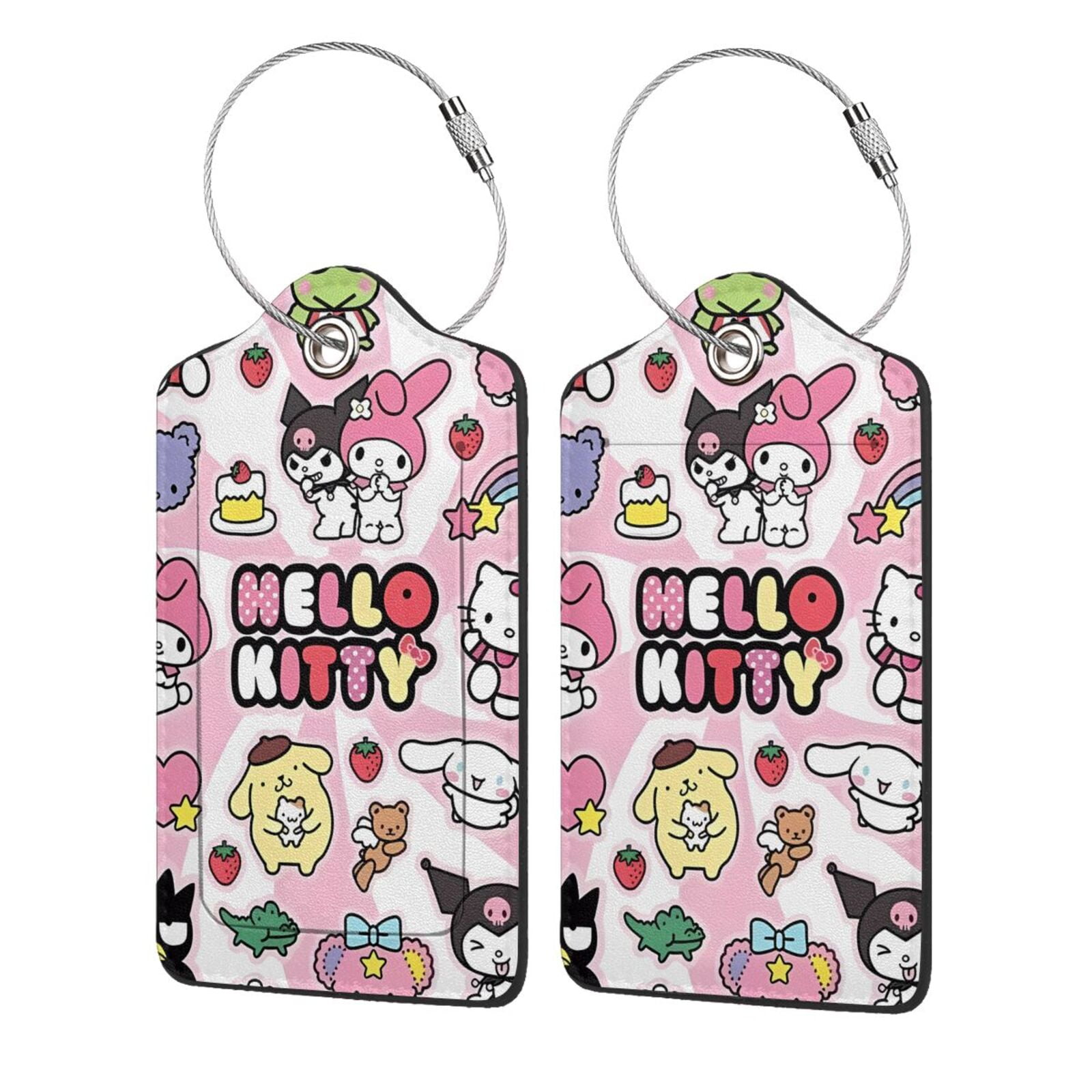 Hello Kitty Luggage Tags for Suitcases Travel ID Identification Labels ...