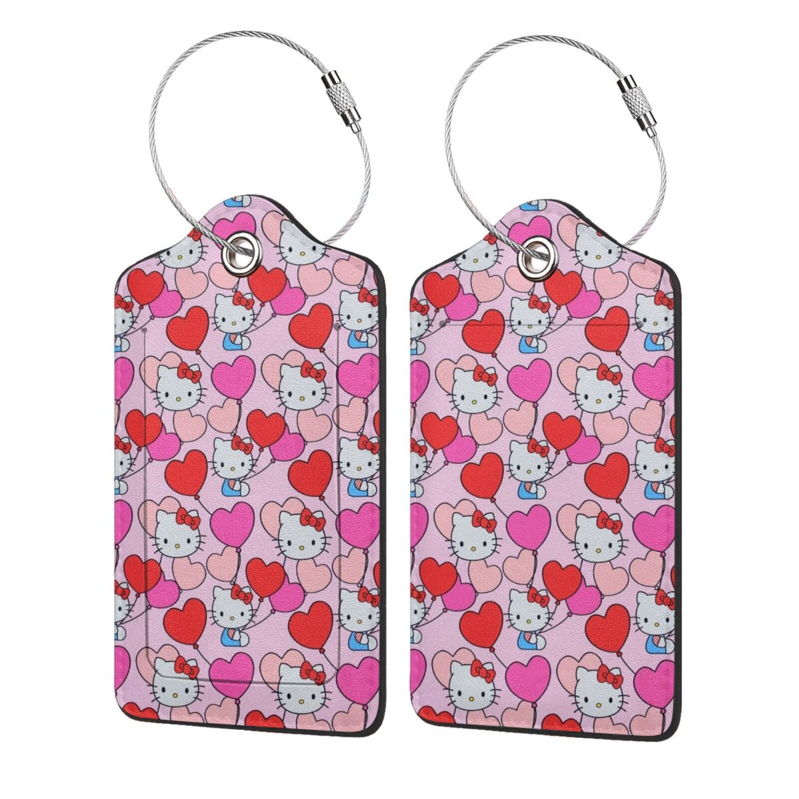 Hello Kitty Luggage Tags for Suitcases Travel ID Identification Labels ...