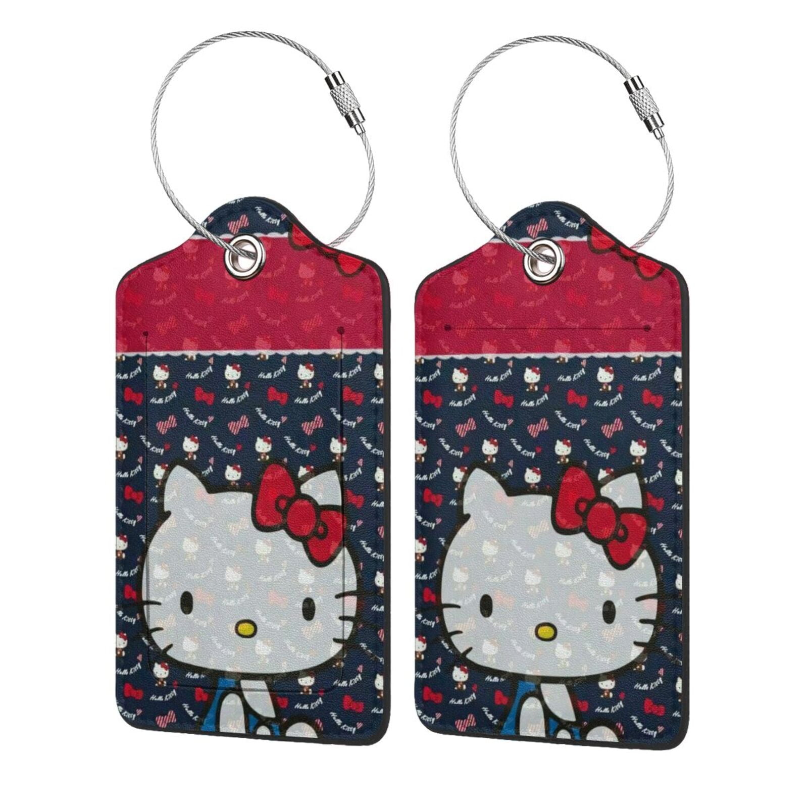 Hello Kitty Luggage Tags for Suitcases Travel ID Identification Labels ...