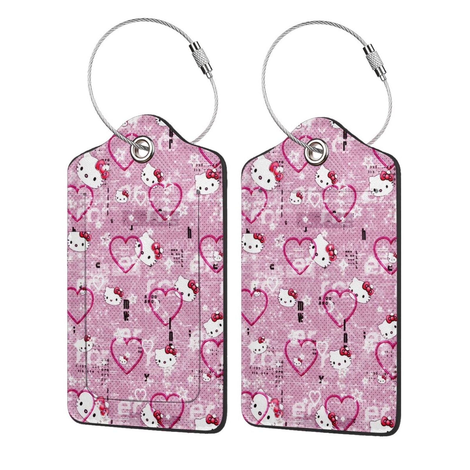 Hello Kitty Luggage Tags for Suitcases Travel ID Identification Labels ...