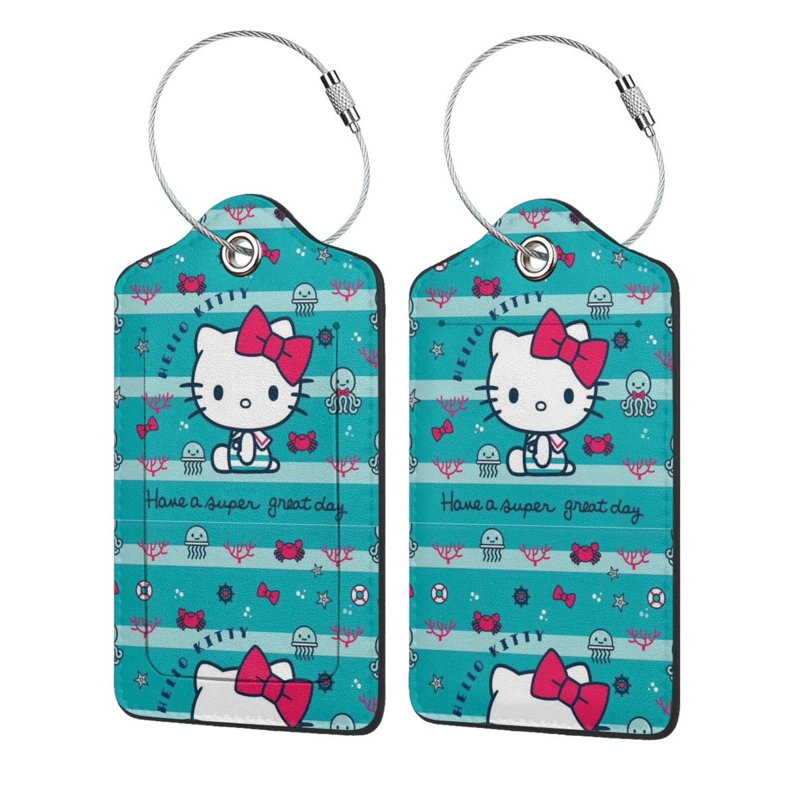Hello Kitty Luggage Tags for Suitcases Travel ID Identification Labels ...