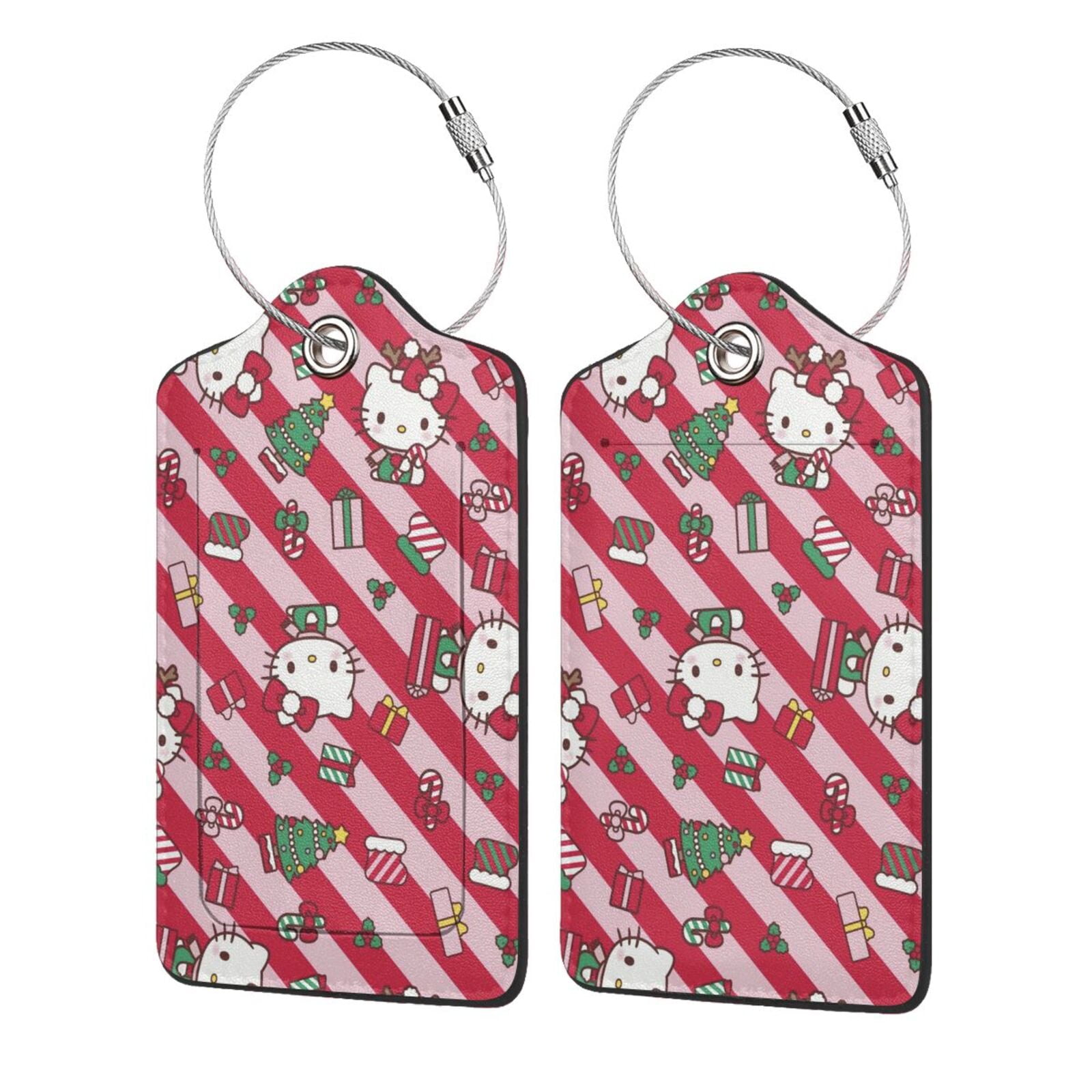 Hello Kitty Luggage Tags for Suitcases Travel ID Identification Labels ...