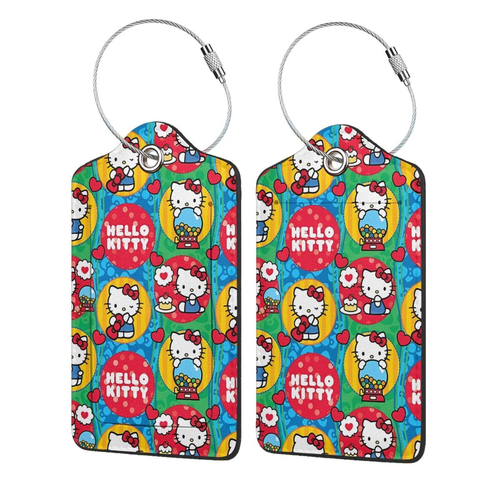 Hello Kitty Luggage Tags for Suitcases Travel ID Identification Labels ...