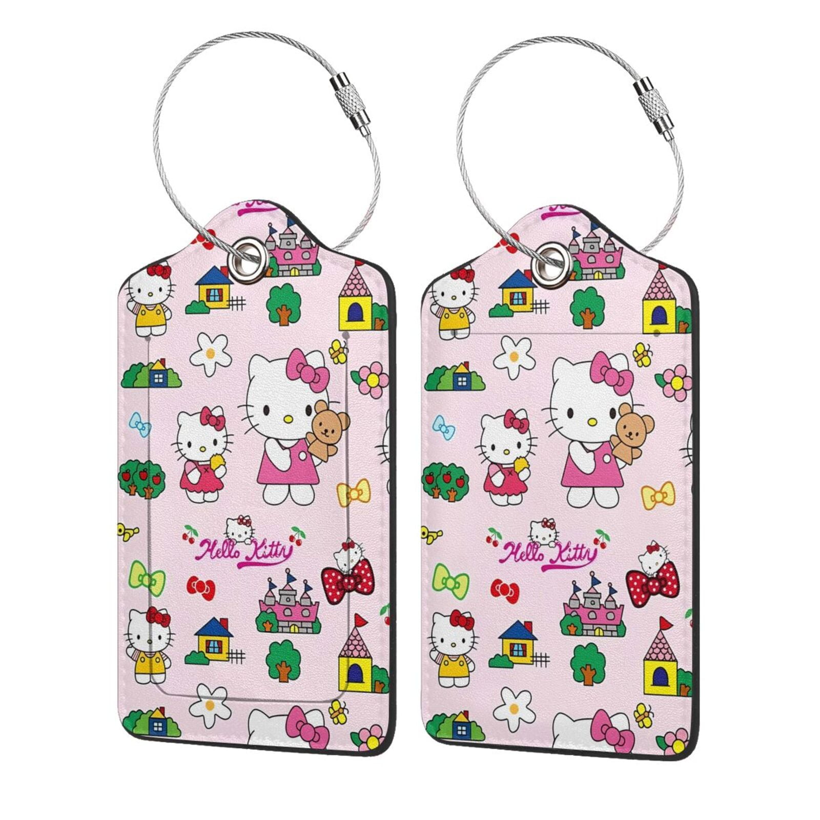 Hello Kitty Luggage Tags for Suitcases Travel ID Identification Labels ...