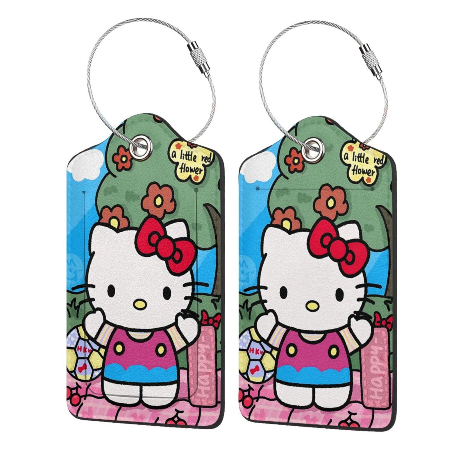 Hello Kitty Luggage Tags for Suitcases Travel ID Identification Labels ...