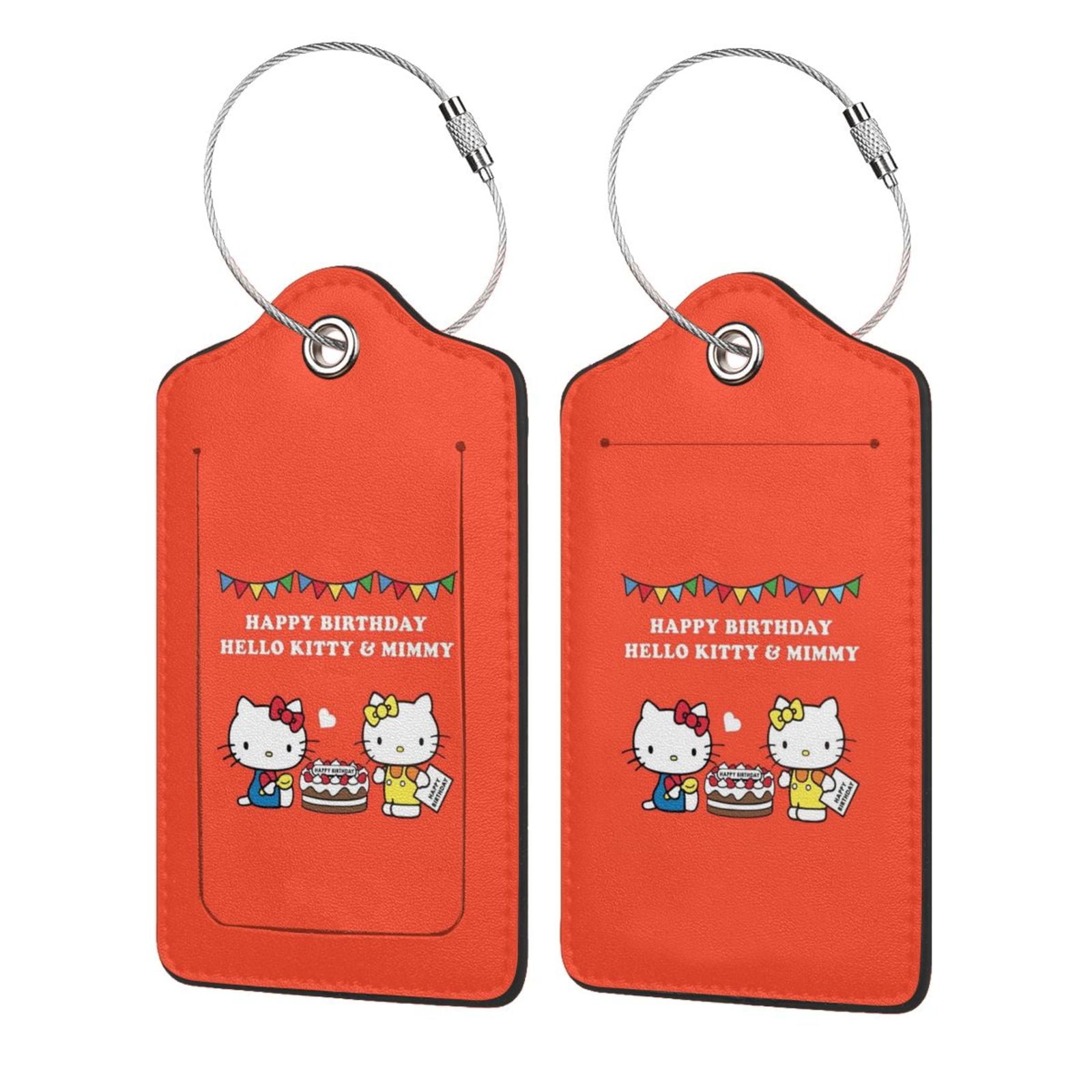 Hello Kitty Luggage Tags for Suitcases Travel ID Identification Labels ...