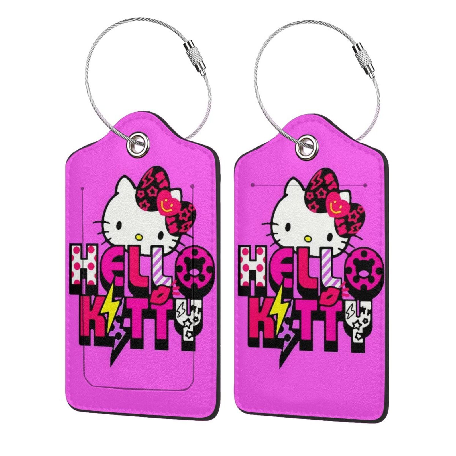 Hello Kitty Luggage Tags for Suitcases Travel ID Identification Labels ...
