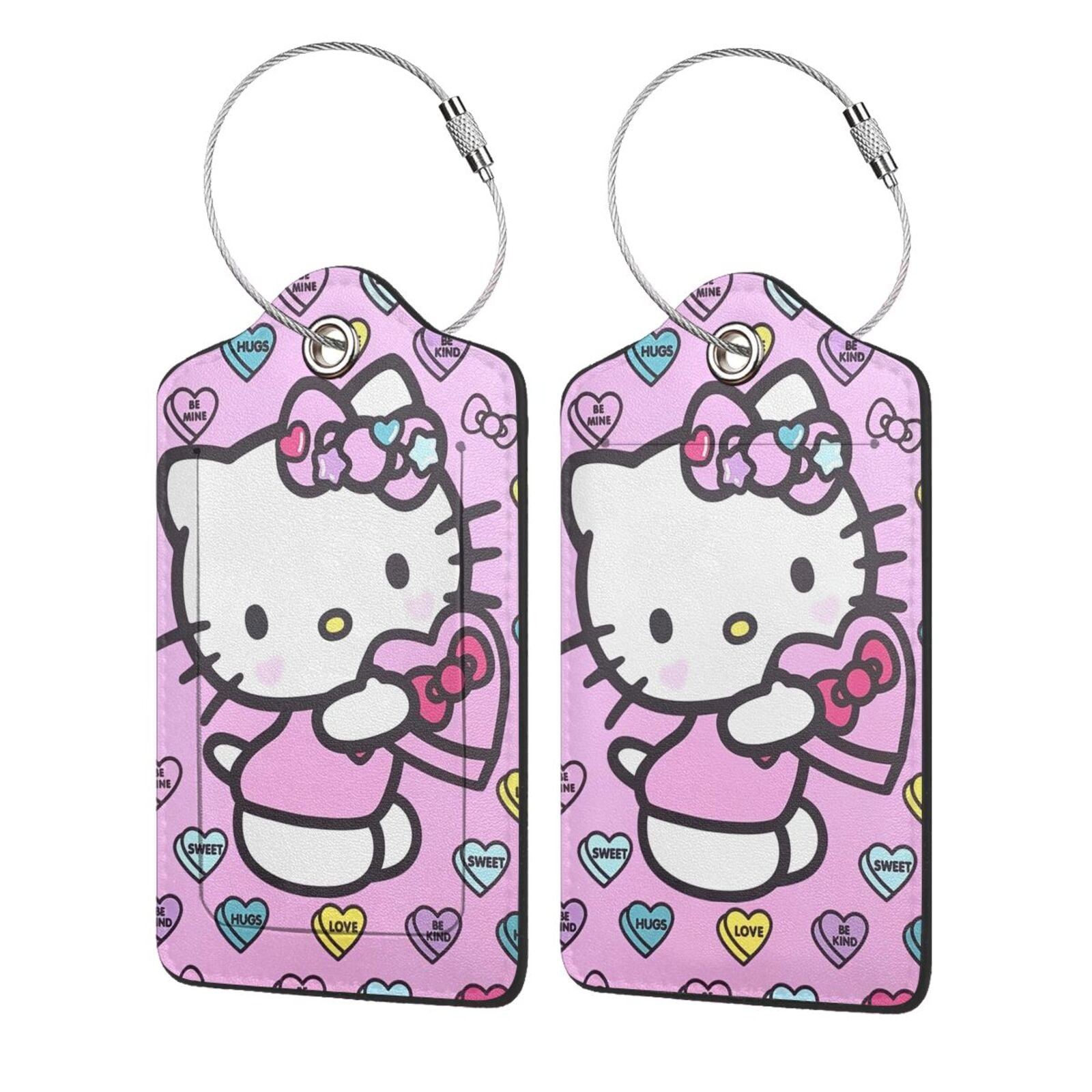 Hello Kitty Luggage Tags for Suitcases Travel ID Identification Labels ...