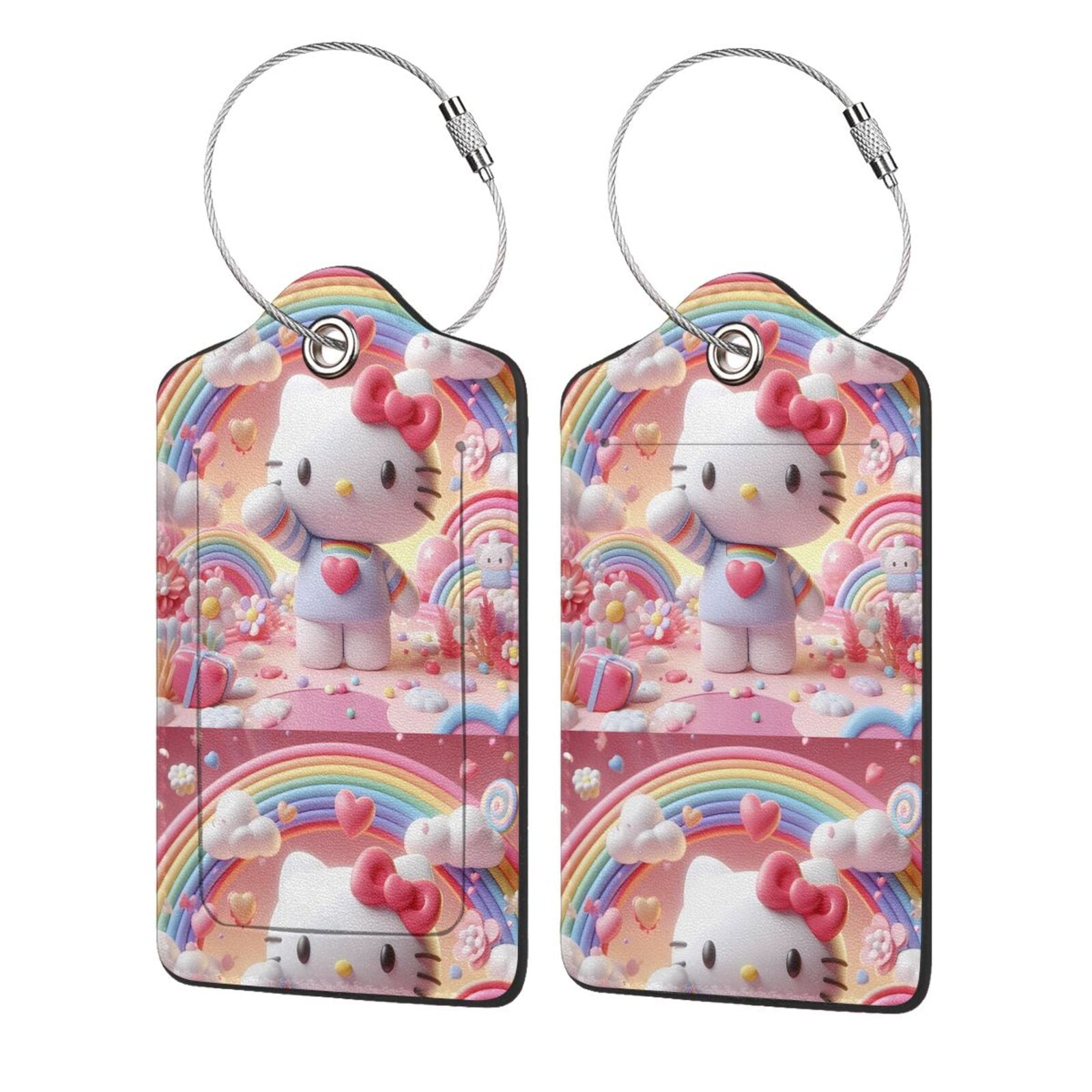 Hello Kitty Luggage Tags for Suitcases Travel ID Identification Labels ...