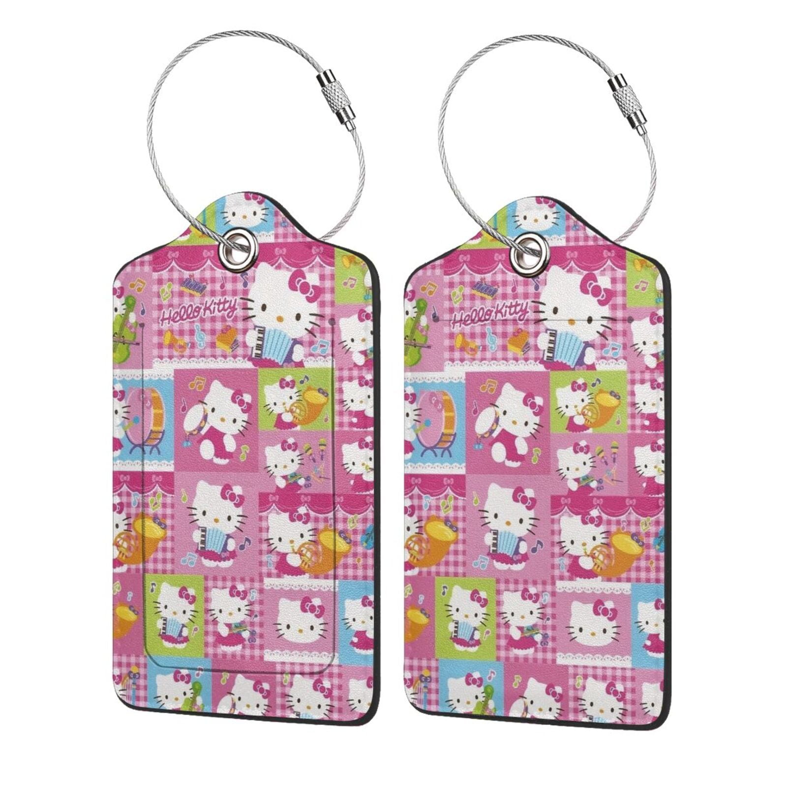 Hello Kitty Luggage Tags for Suitcases Travel ID Identification Labels ...