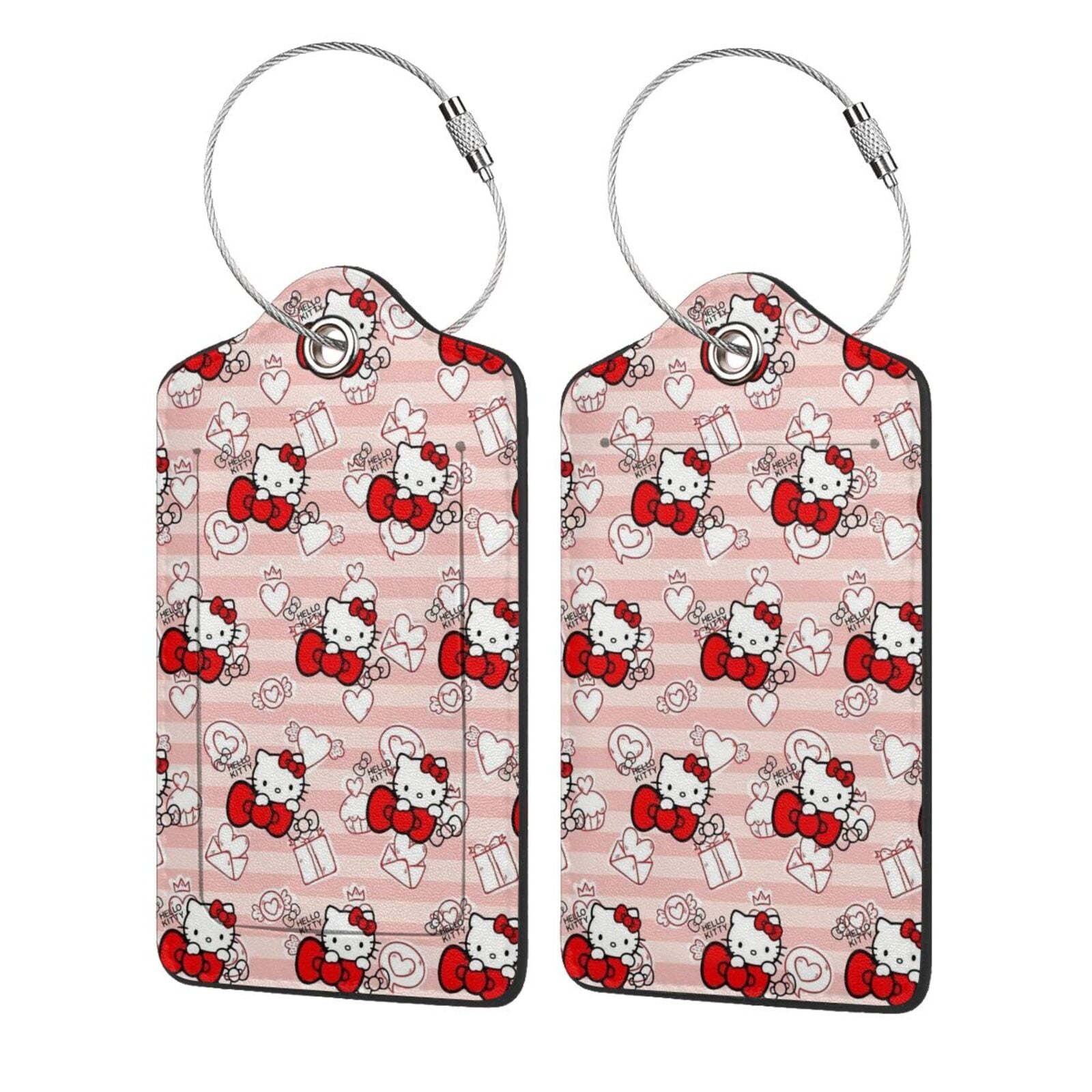 Hello Kitty Luggage Tags for Suitcases Travel ID Identification Labels ...