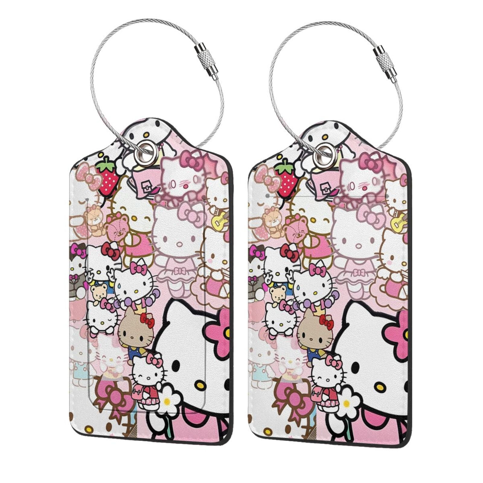 Hello Kitty Luggage Tags for Suitcases Travel ID Identification Labels ...