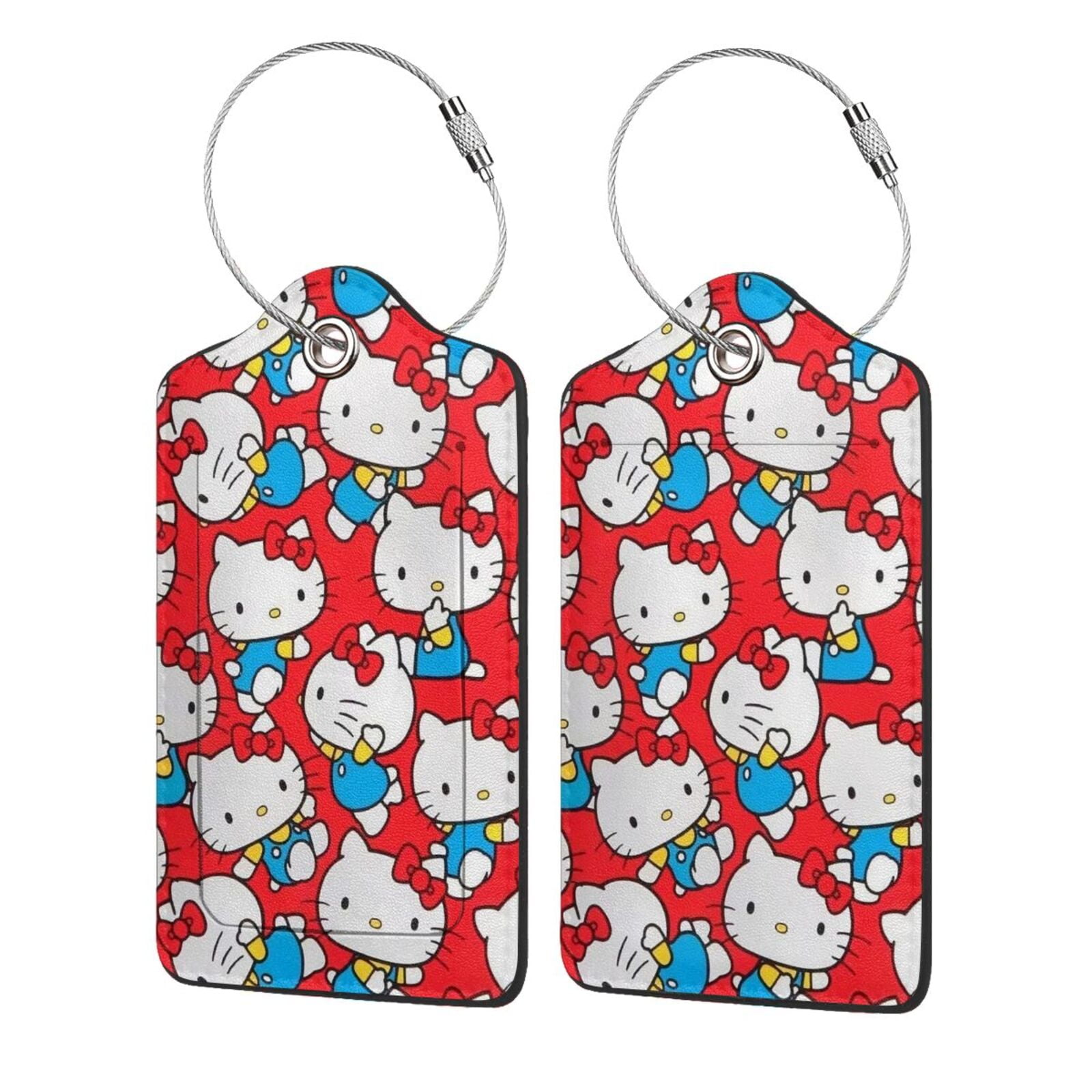 Hello Kitty Luggage Tags for Suitcases Travel ID Identification Labels ...