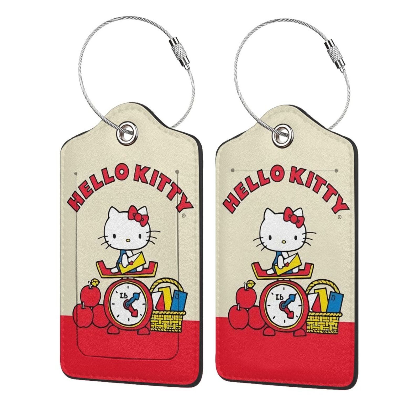 Hello Kitty Luggage Tags for Suitcases Travel ID Identification Labels ...