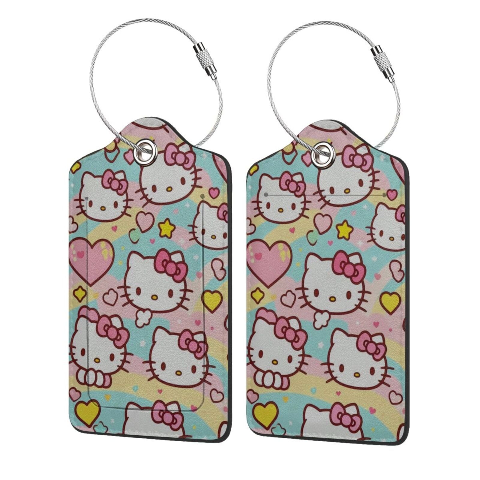 Hello Kitty Luggage Tags for Suitcases Travel ID Identification Labels ...