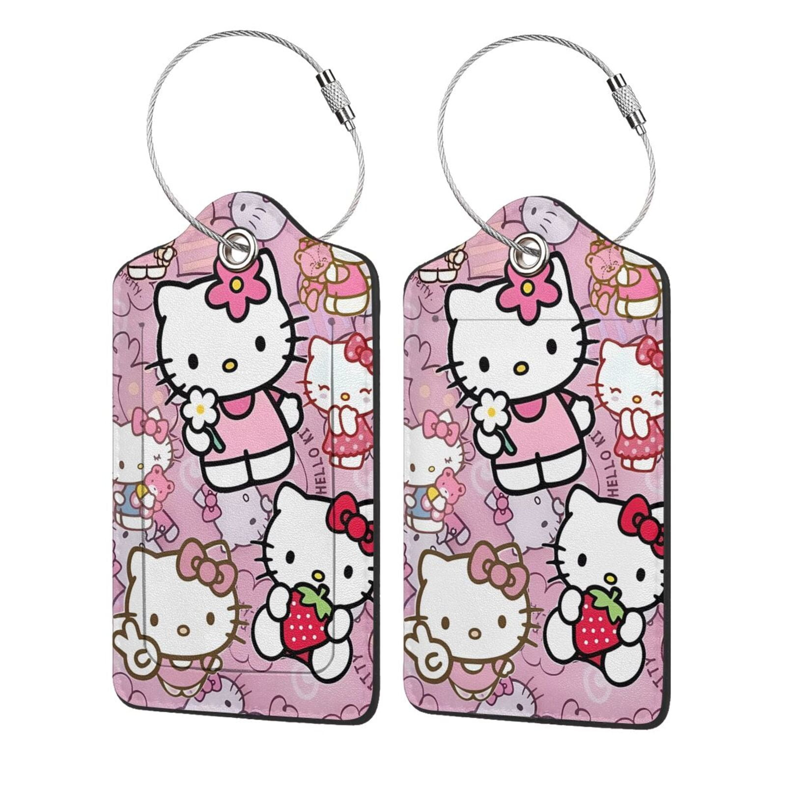 Hello Kitty Luggage Tags for Suitcases Travel ID Identification Labels ...