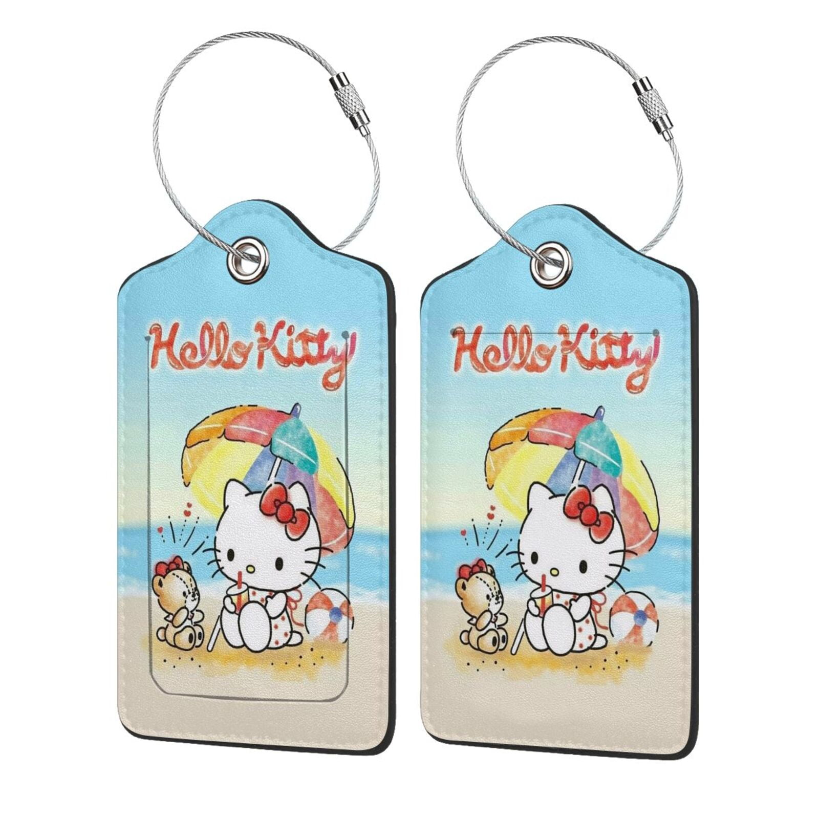 Hello Kitty Luggage Tags for Suitcases Travel ID Identification Labels ...