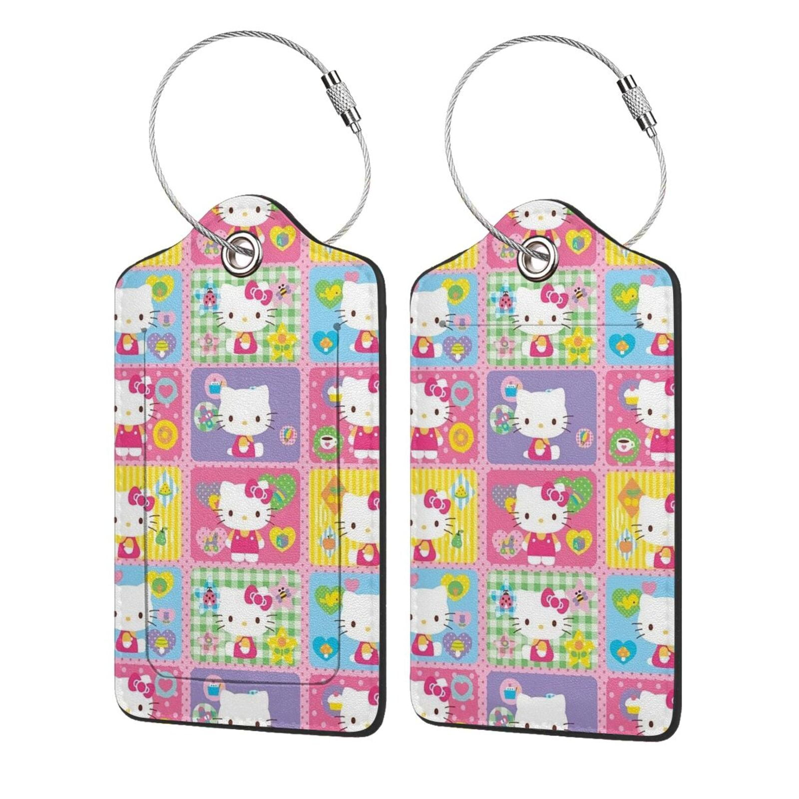Hello Kitty Luggage Tags for Suitcases Travel ID Identification Labels ...