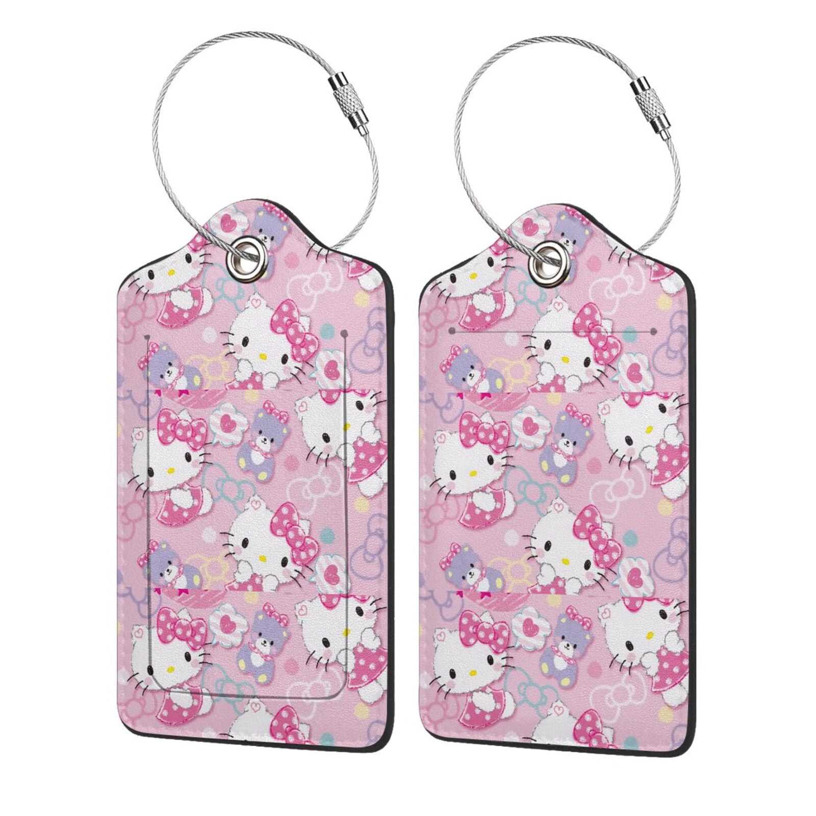Hello Kitty Luggage Tags for Suitcases Travel ID Identification Labels ...