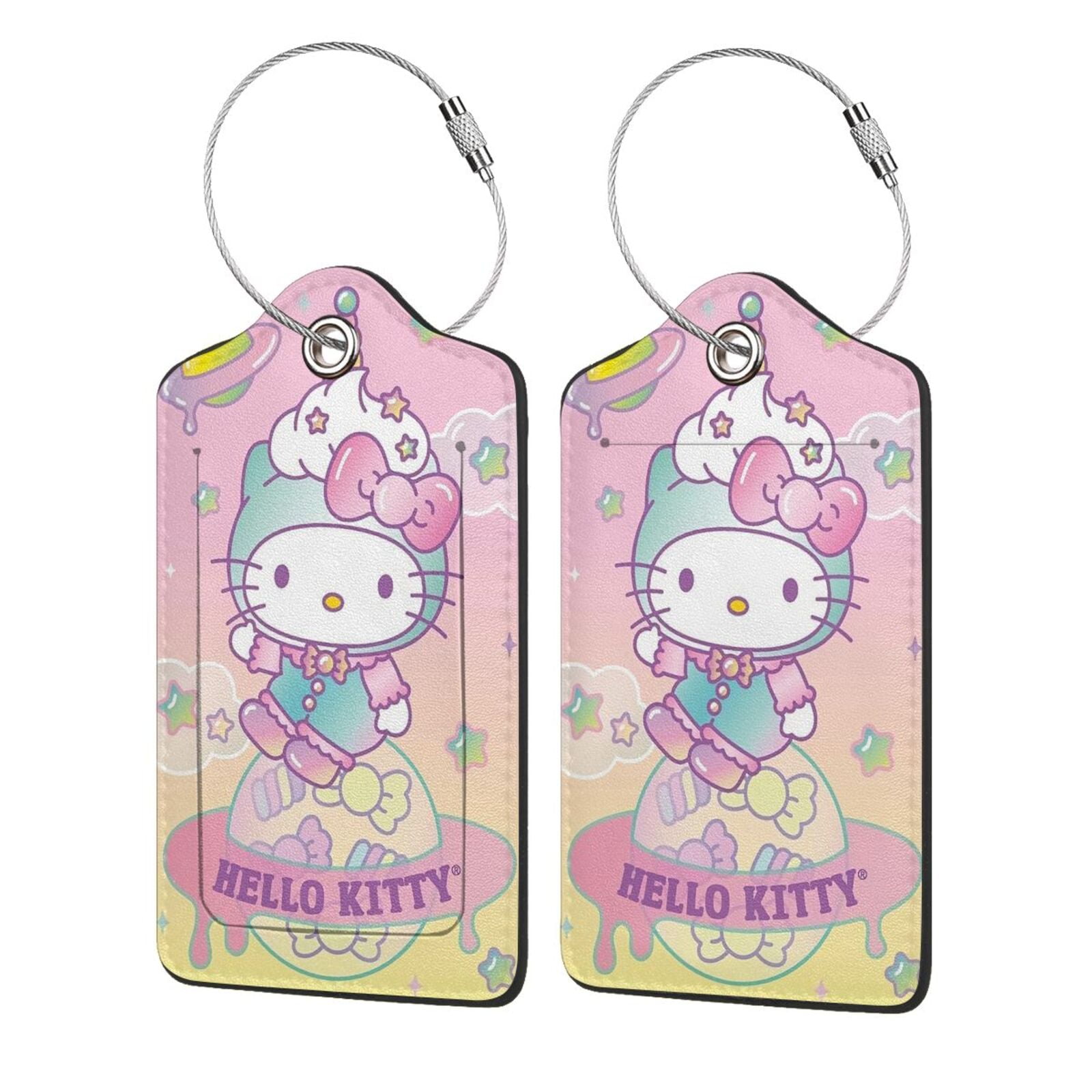 Hello Kitty Luggage Tags for Suitcases Travel ID Identification Labels ...
