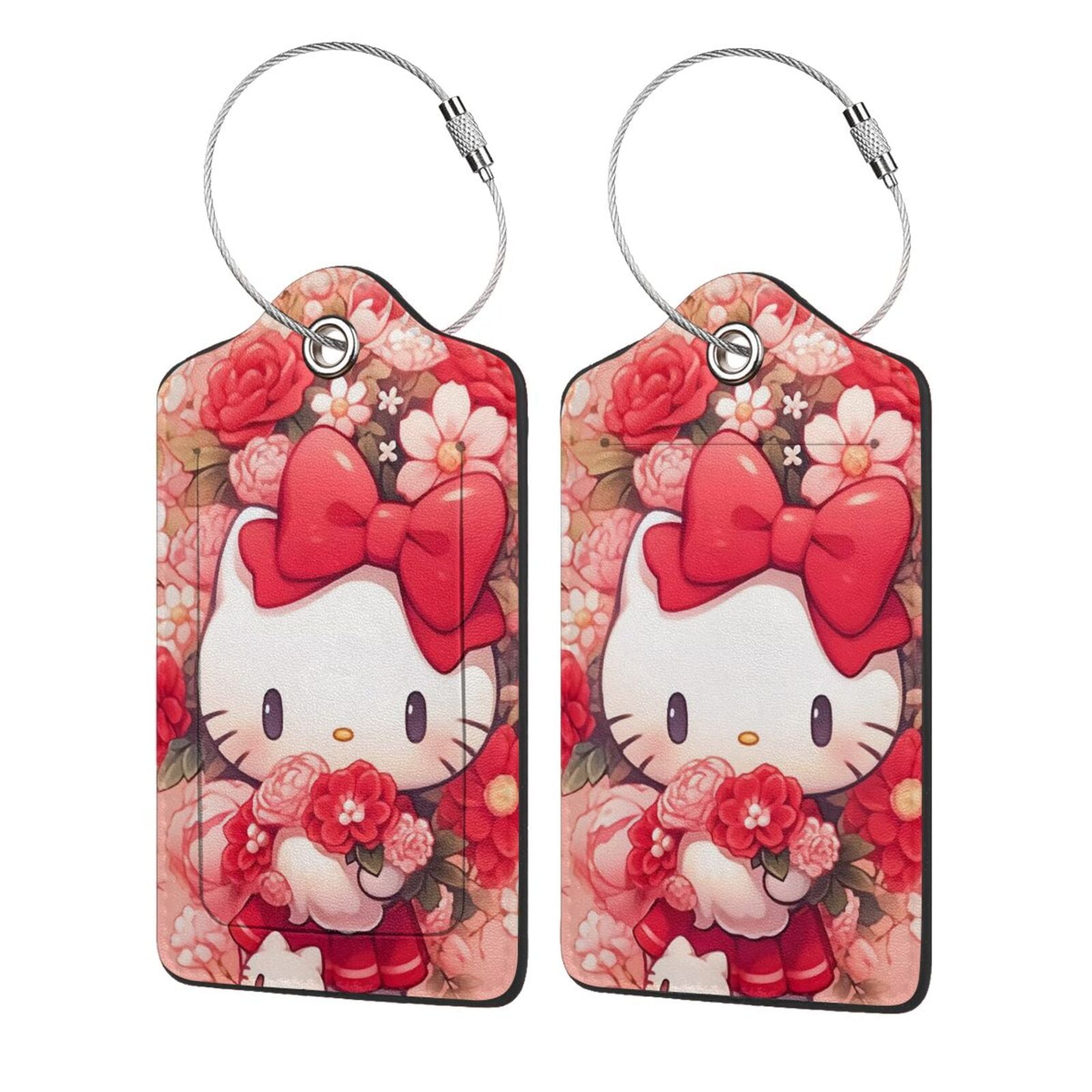 Hello Kitty Luggage Tags for Suitcases Travel ID Identification Labels ...