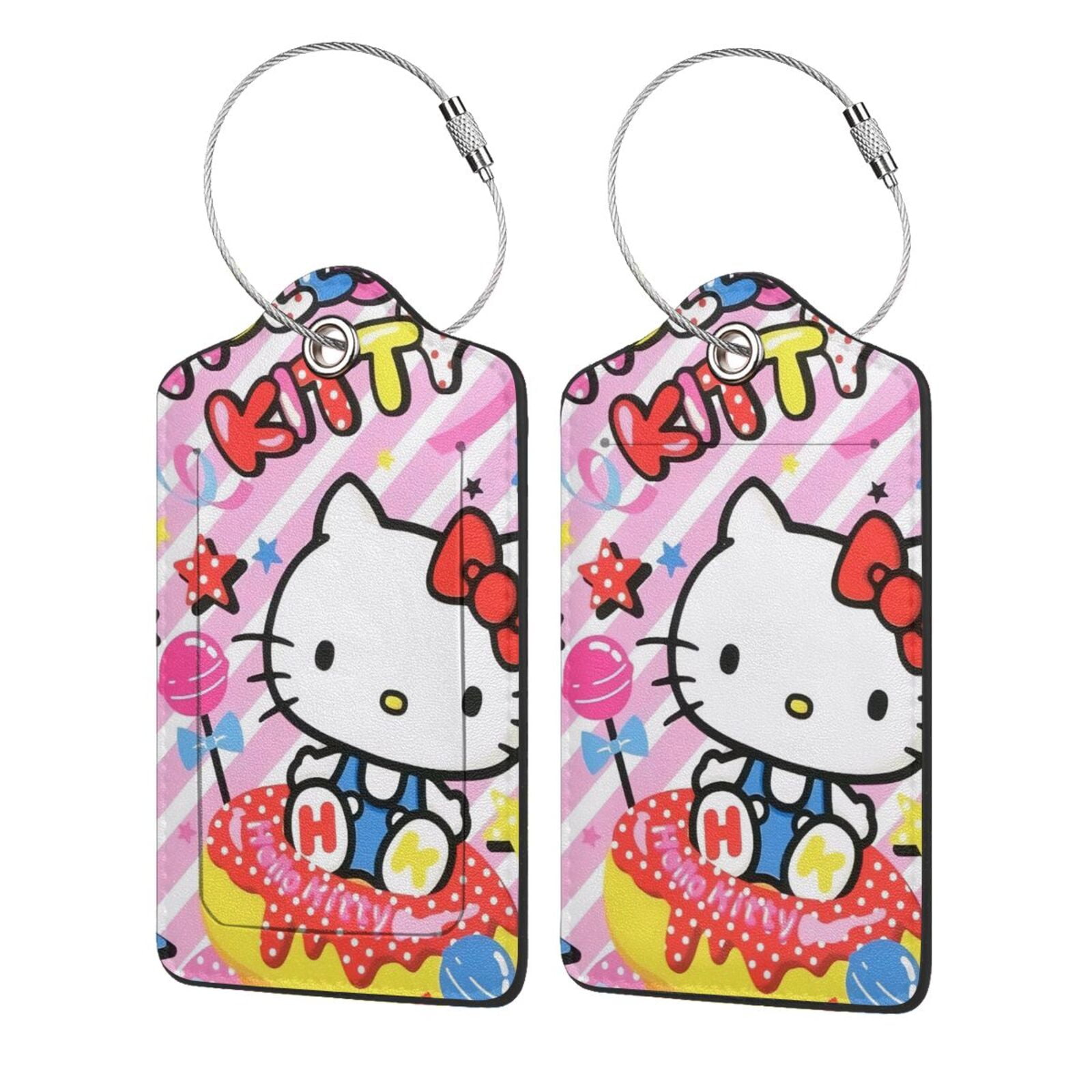 Hello Kitty Luggage Tags for Suitcases Travel ID Identification Labels ...