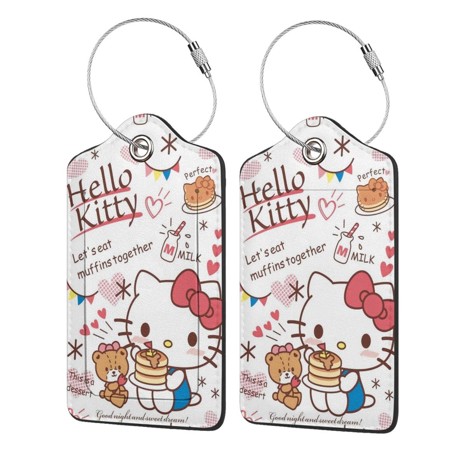Hello Kitty Luggage Tags for Suitcases Travel ID Identification Labels ...
