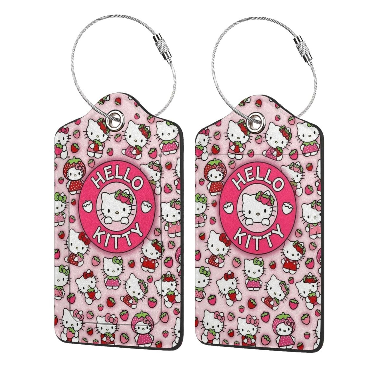 Hello Kitty Luggage Tags for Suitcases Travel ID Identification Labels ...
