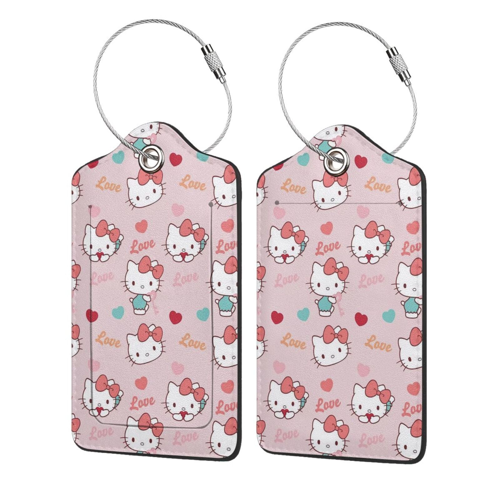 Hello Kitty Luggage Tags for Suitcases Travel ID Identification Labels ...