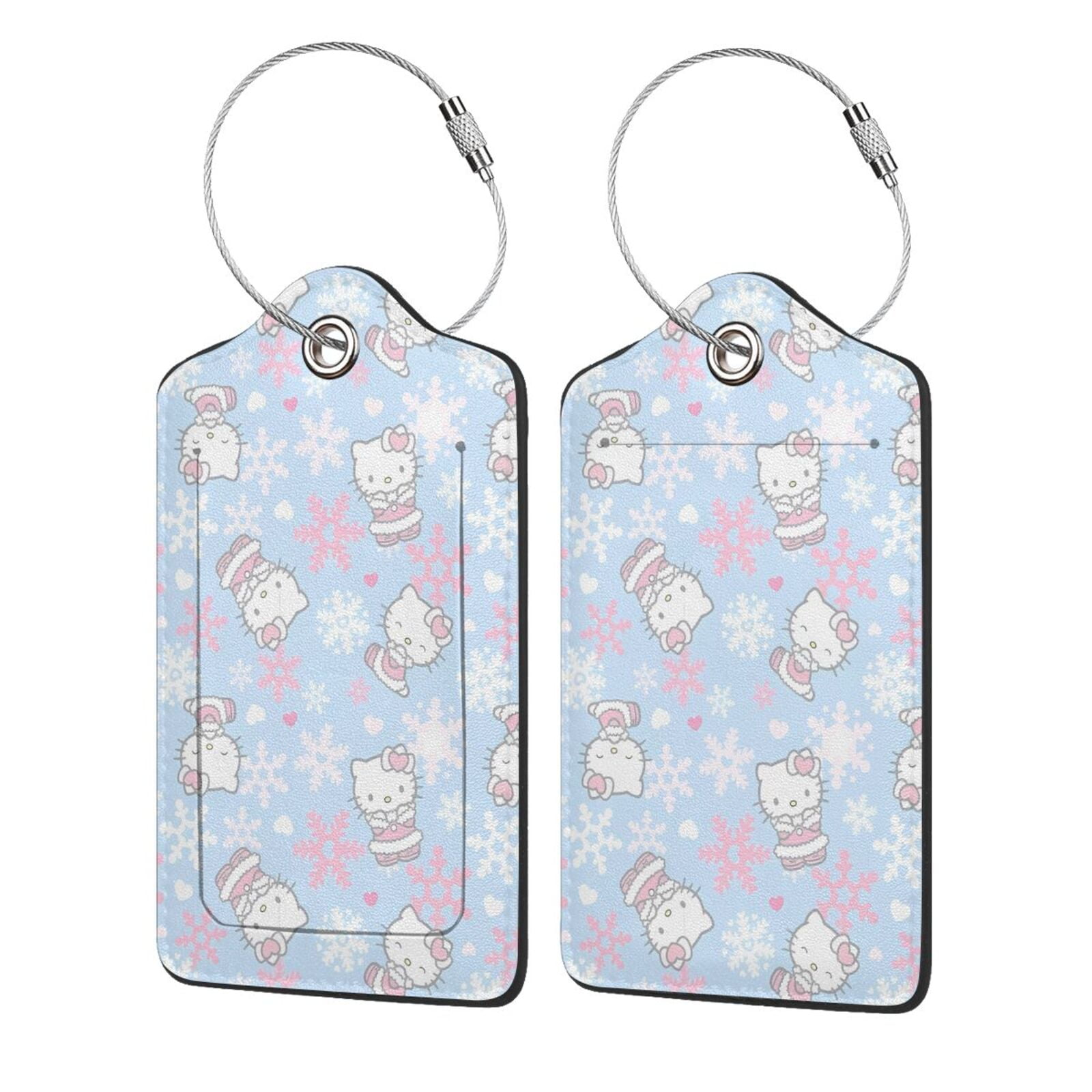 Hello Kitty Luggage Tags for Suitcases Travel ID Identification Labels ...