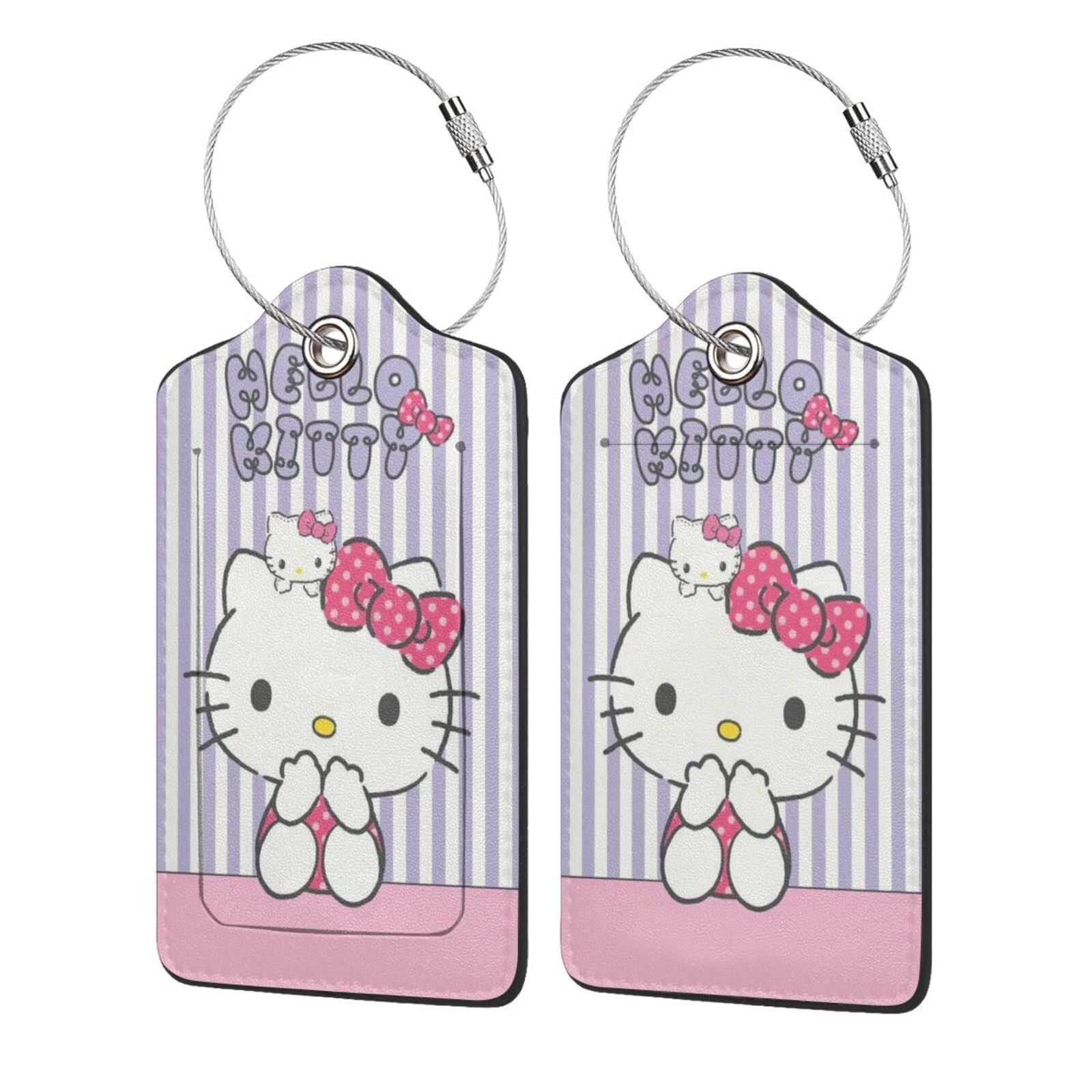 Hello Kitty Luggage Tags for Suitcases Travel ID Identification Labels ...