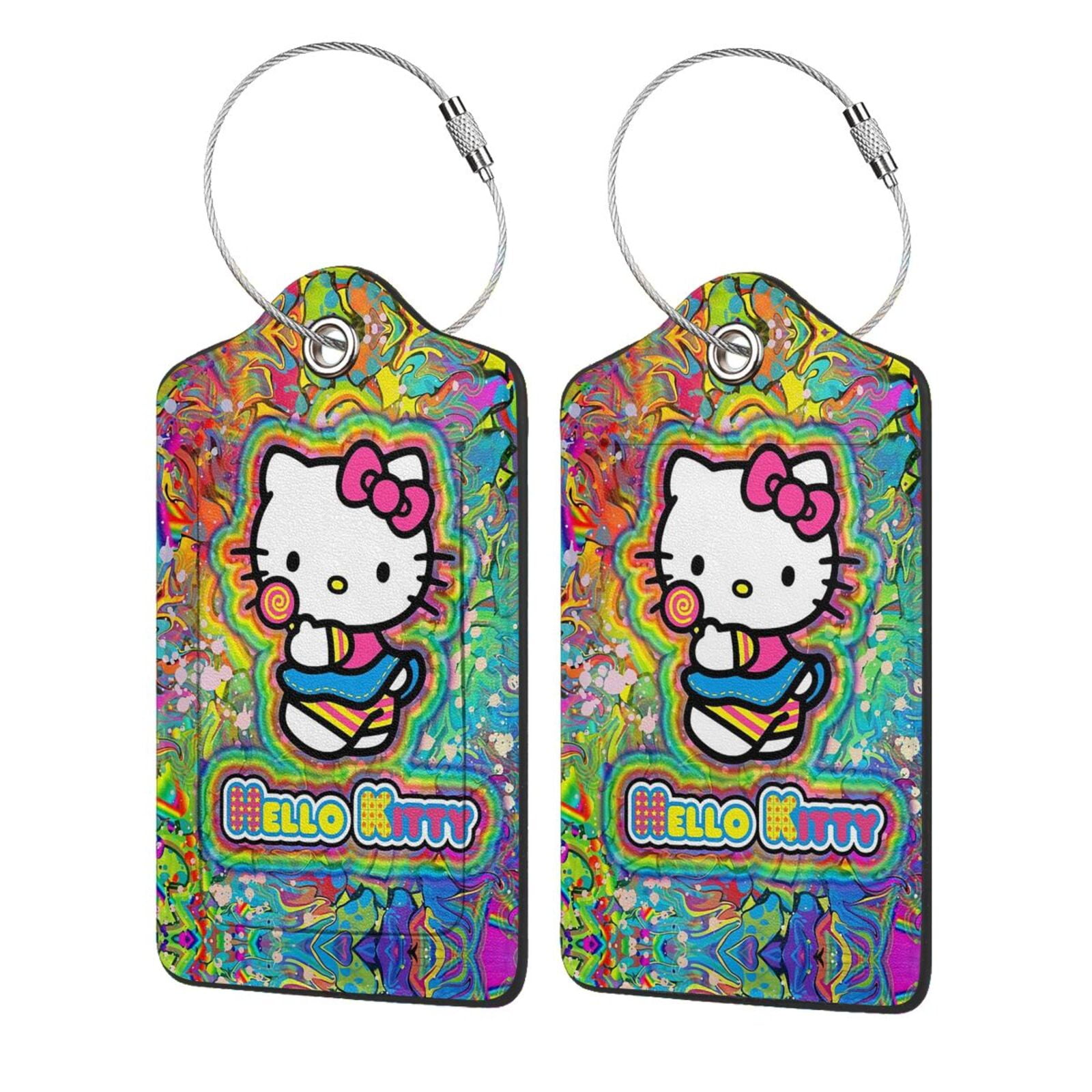 Hello Kitty Luggage Tags for Suitcases Travel ID Identification Labels ...