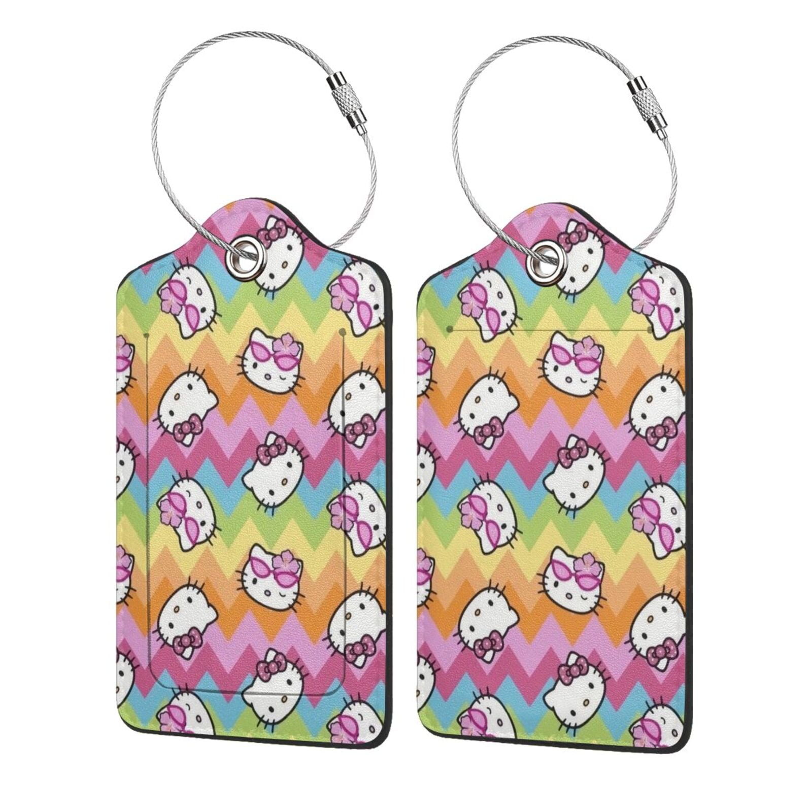 Hello Kitty Luggage Tags for Suitcases Travel ID Identification Labels ...