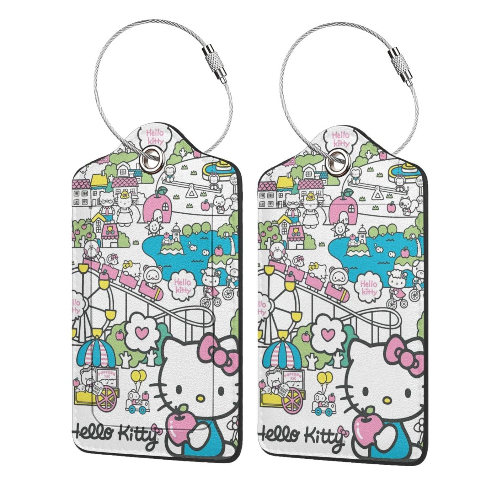 Hello Kitty Luggage Tags for Suitcases Travel ID Identification Labels ...