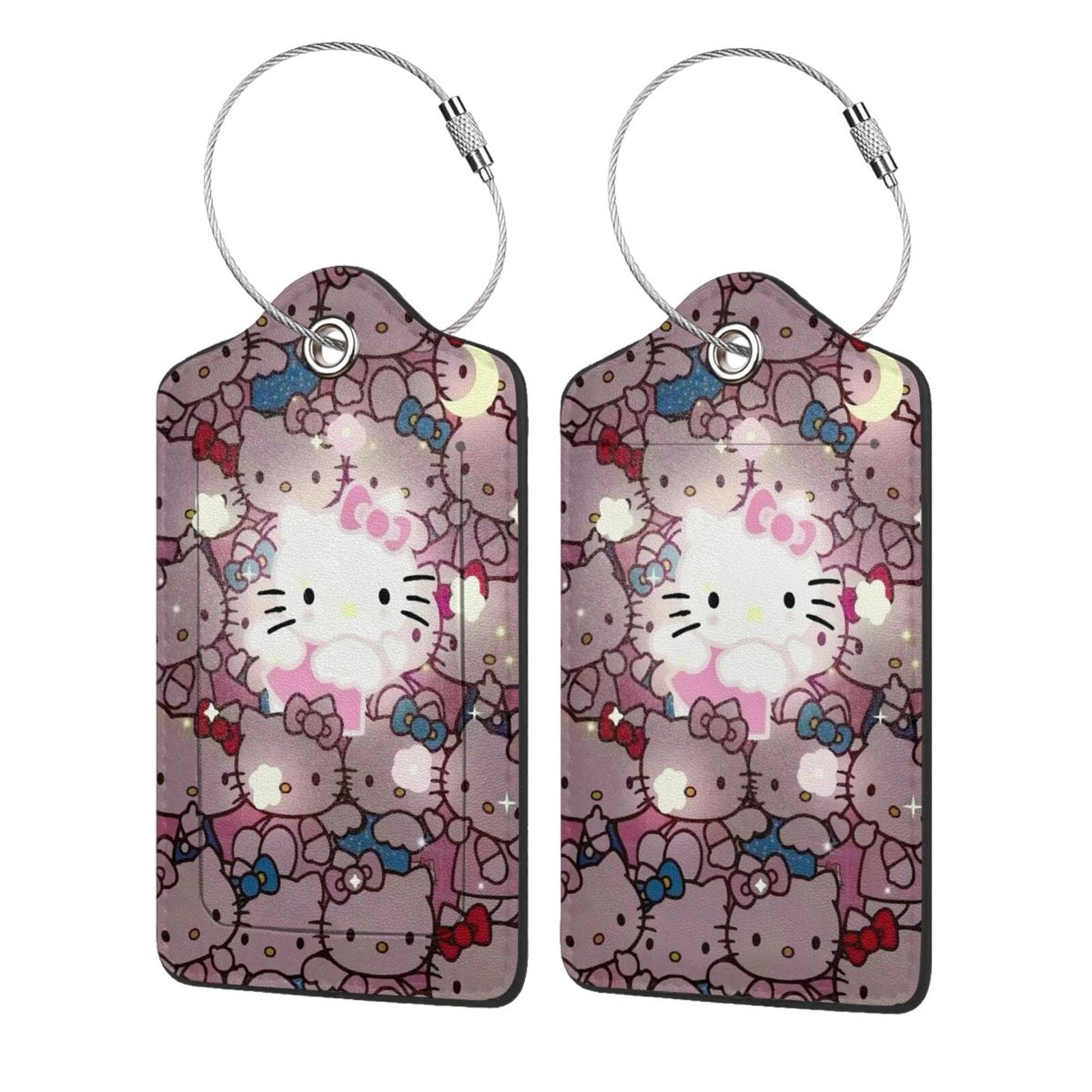 Hello Kitty Luggage Tags for Suitcases Travel ID Identification Labels ...