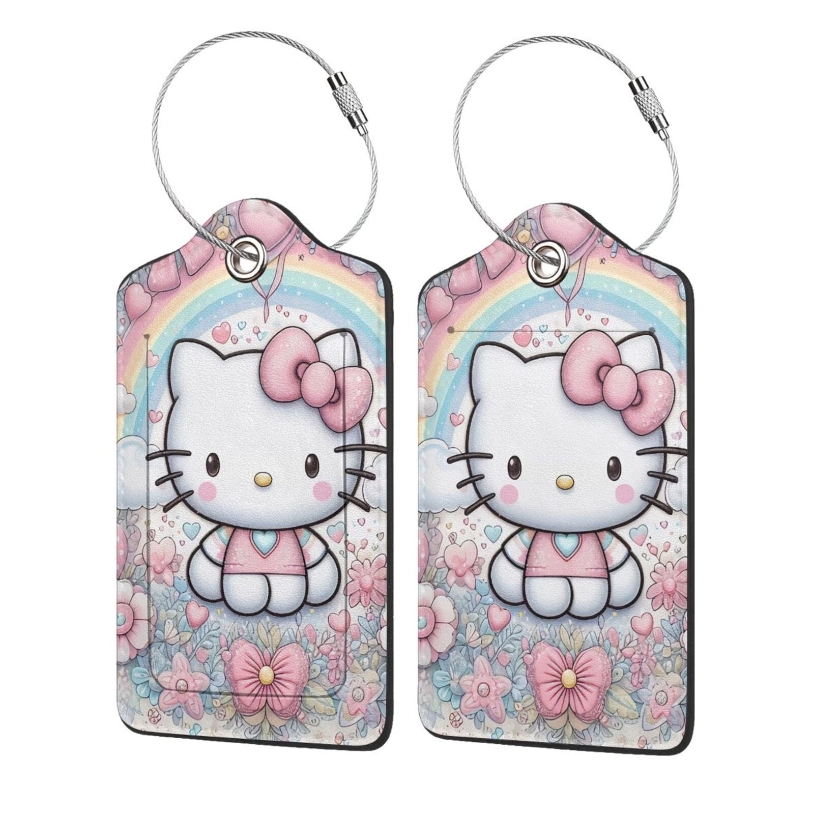Hello Kitty Luggage Tags for Suitcases Travel ID Identification Labels ...