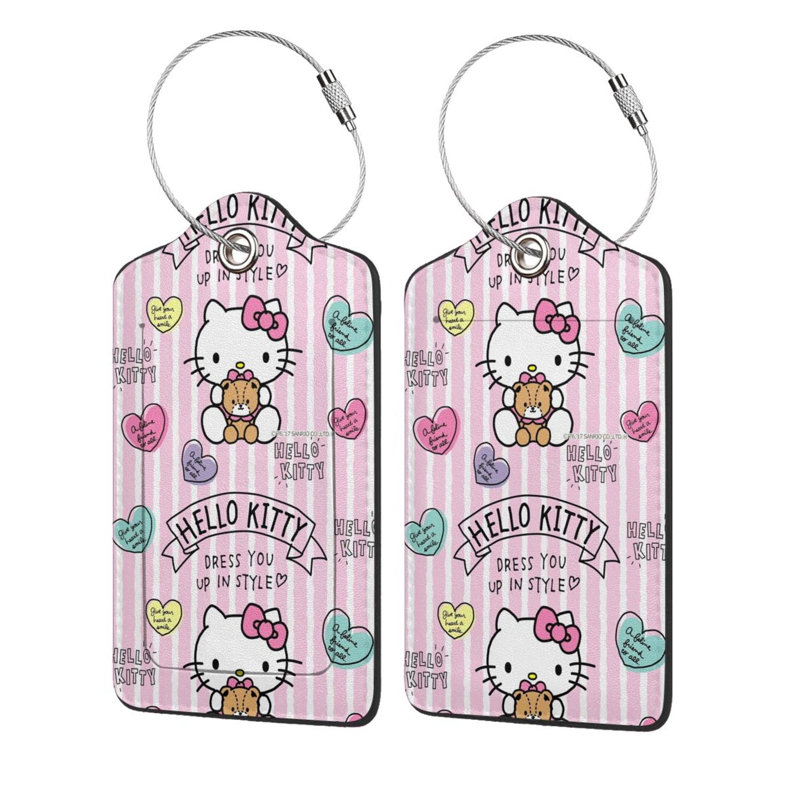 Hello Kitty Luggage Tags for Suitcases Travel ID Identification Labels ...