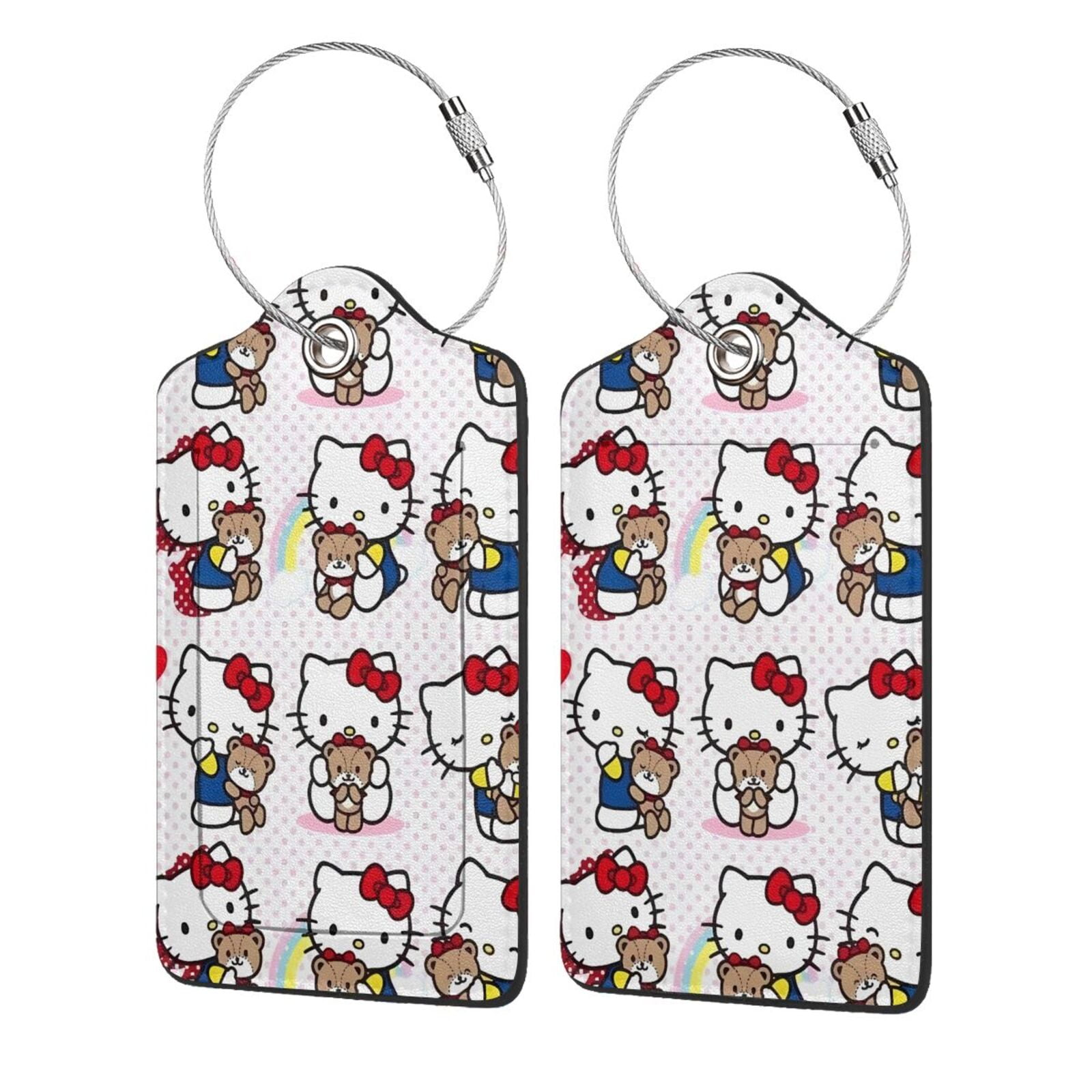 Hello Kitty Luggage Tags for Suitcases Travel ID Identification Labels ...