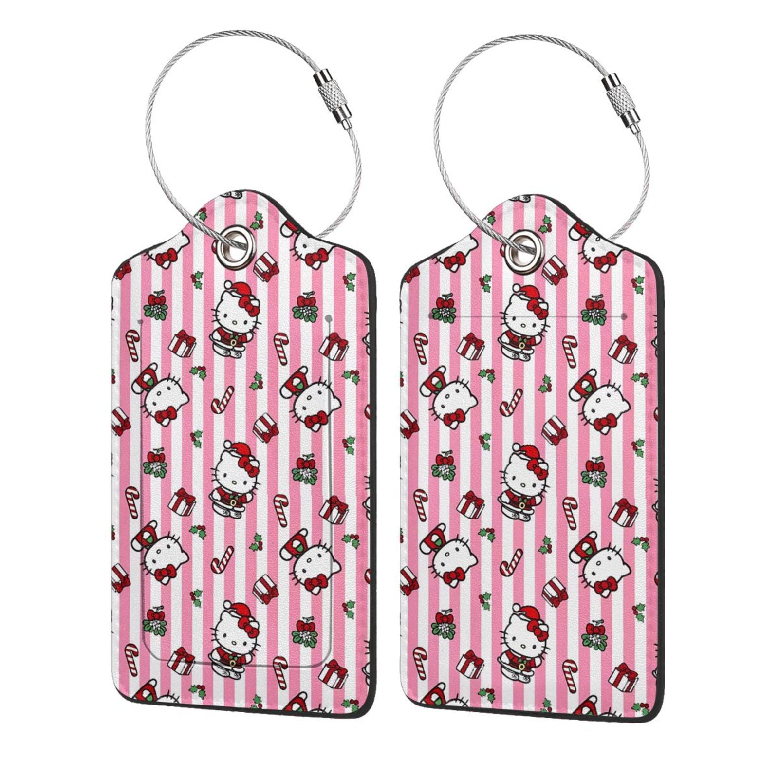 Hello Kitty Luggage Tags for Suitcases Travel ID Identification Labels ...