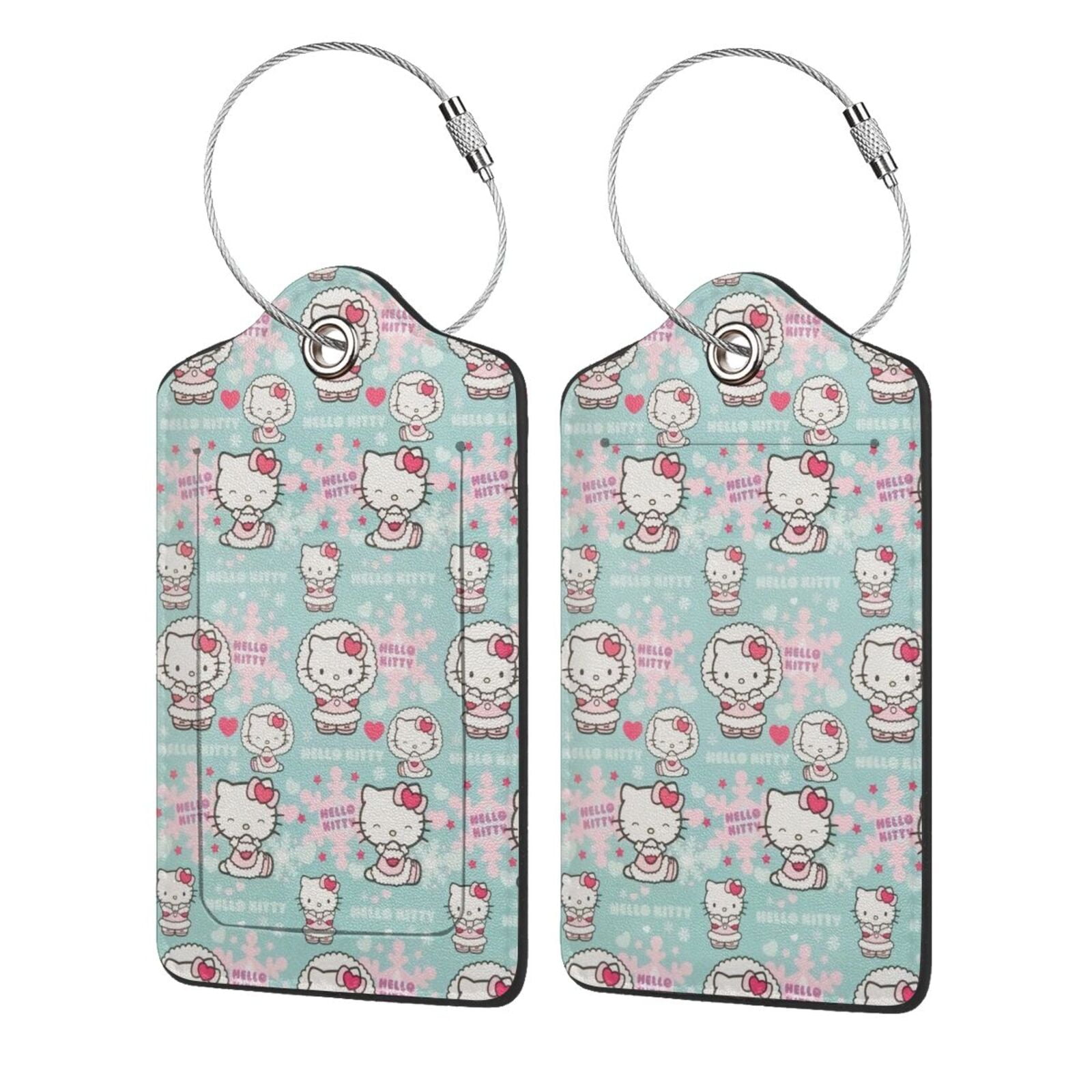 Hello Kitty Luggage Tags for Suitcases Travel ID Identification Labels ...