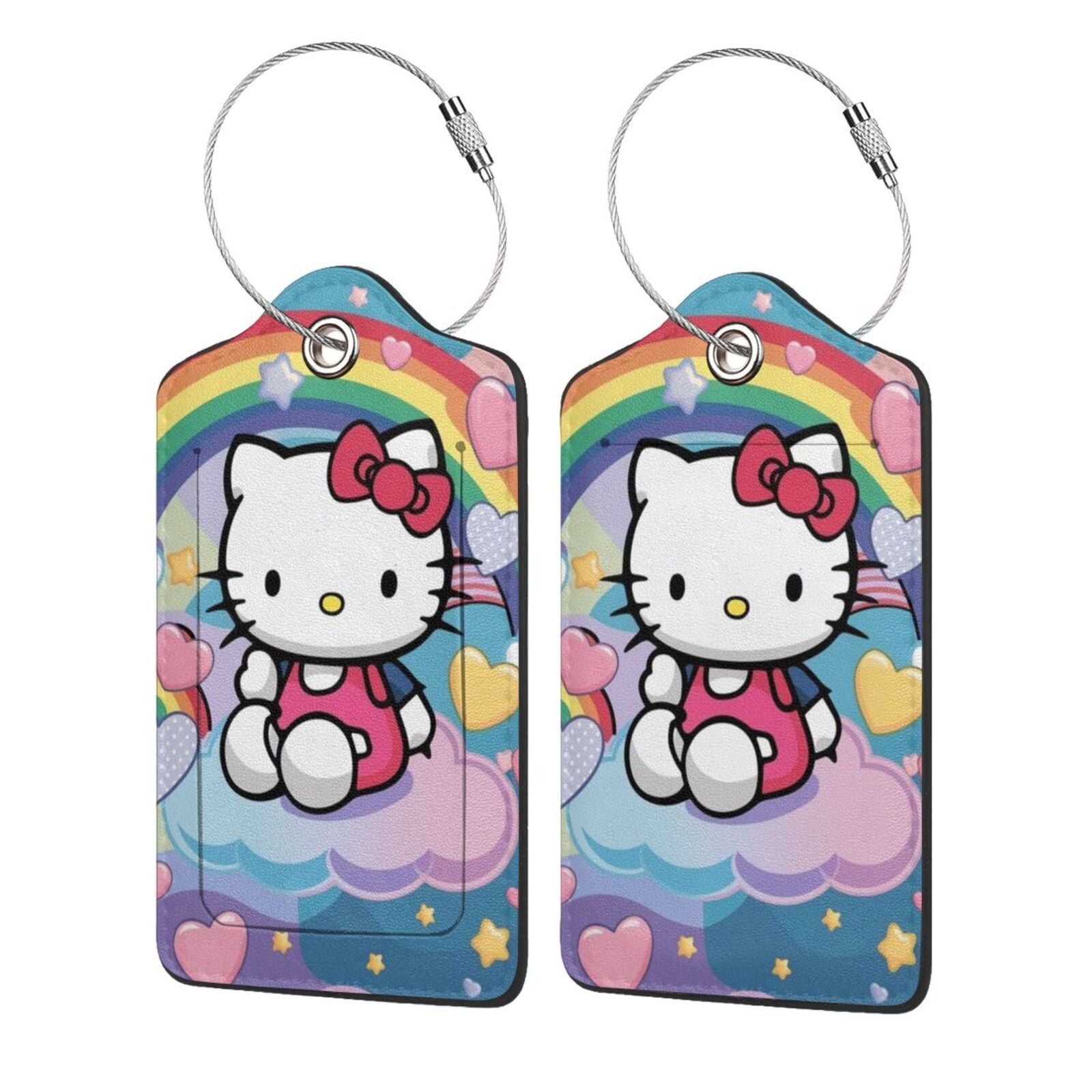 Hello Kitty Luggage Tags for Suitcases Travel ID Identification Labels ...