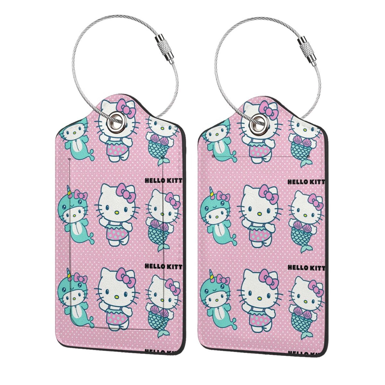 Hello Kitty Luggage Tags for Suitcases Travel ID Identification Labels ...