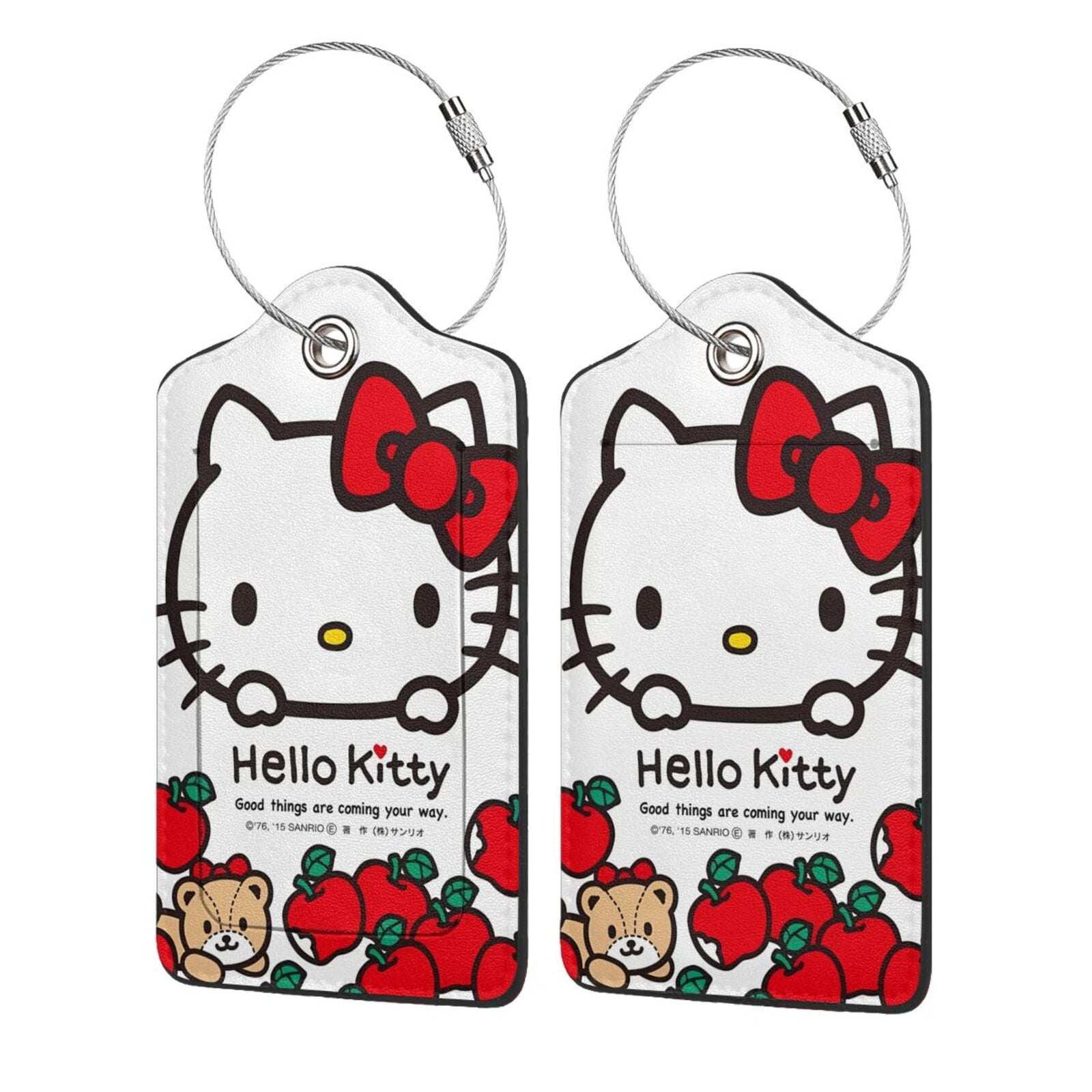 Hello Kitty Luggage Tags for Suitcases Travel ID Identification Labels ...