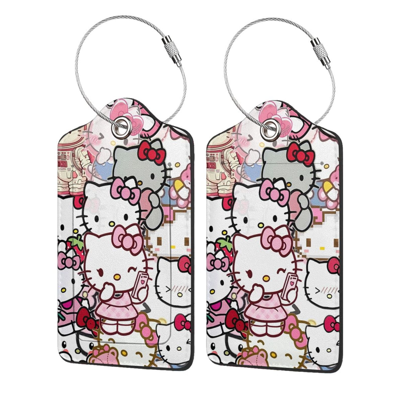 Hello Kitty Luggage Tags for Suitcases Travel ID Identification Labels ...
